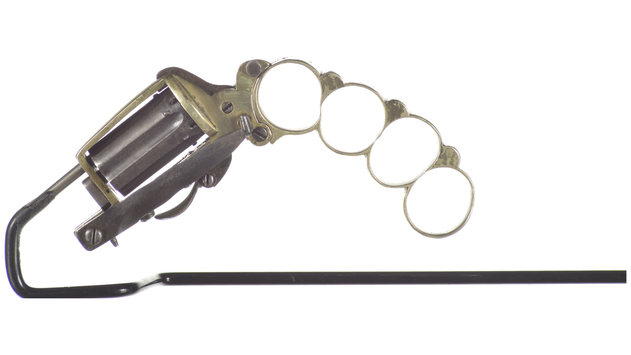 L. Dolne "Apache" Spur Trigger Revolver with Bayonet | Rock Island Auction