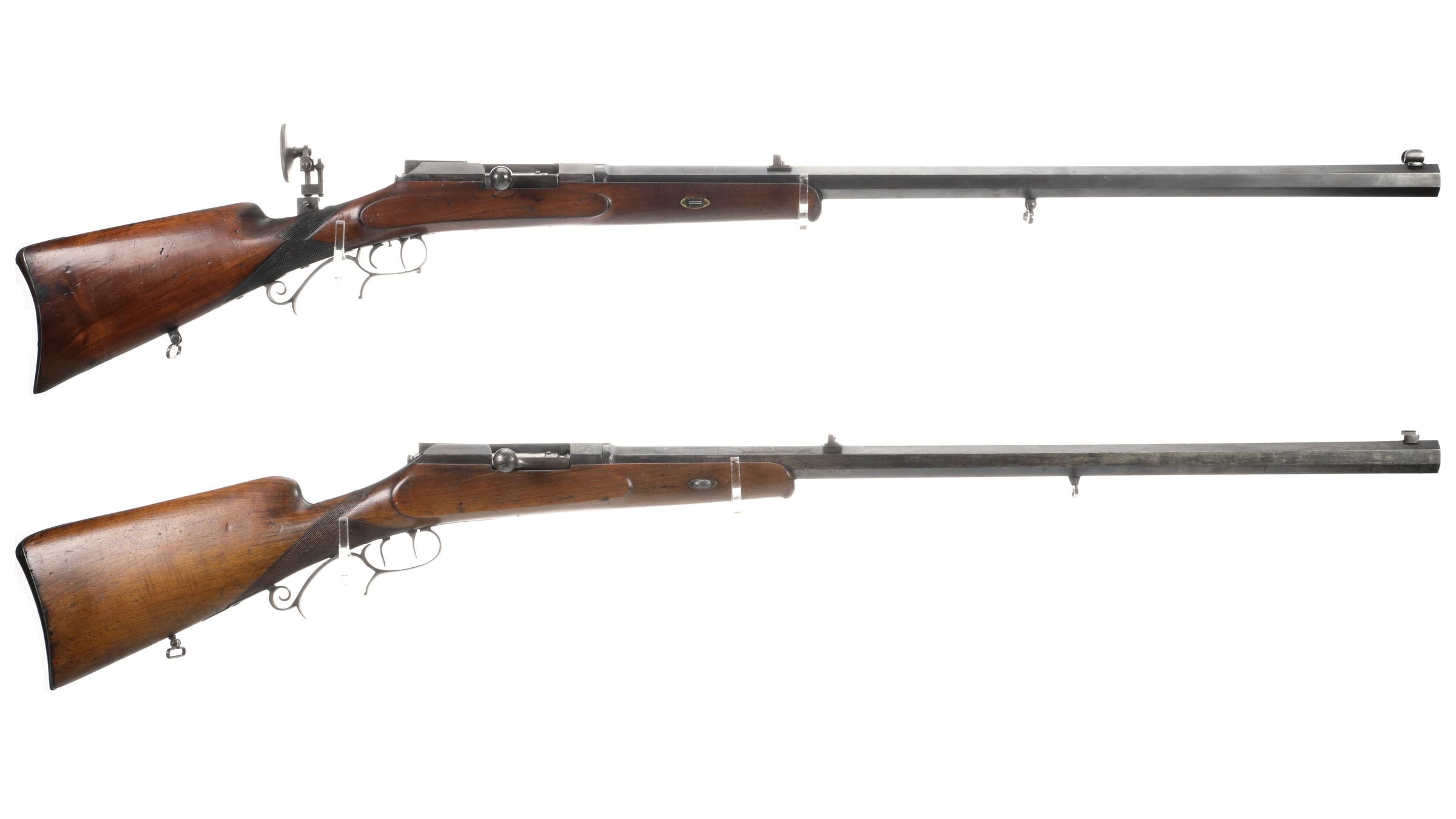 Two 1871 Mauser Style Bolt Action Sporting Rifles | Rock Island Auction