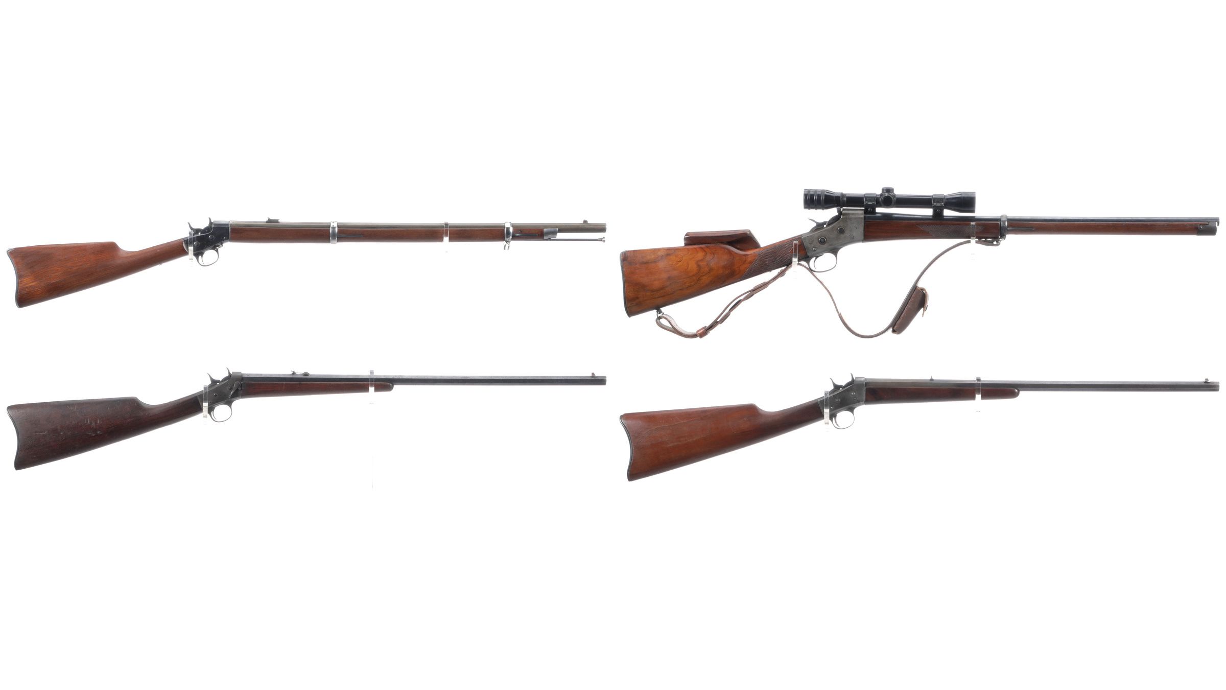 Four Remington Rolling Block Rifles | Rock Island Auction