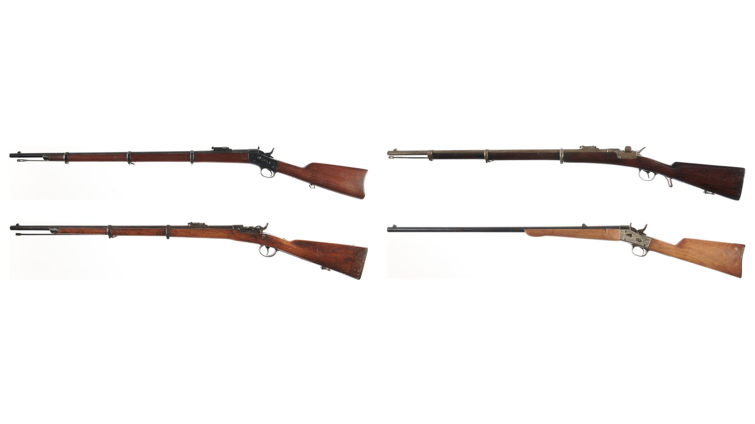 Four Military Single Shot Breech Loading Rifles | Rock Island Auction