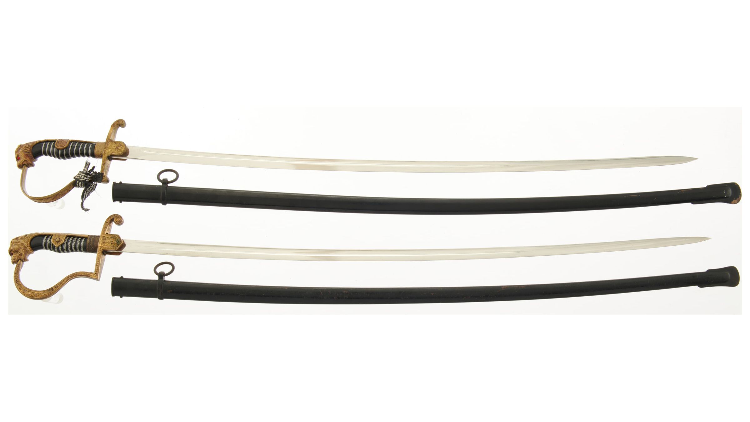 Two German Military General's Swords with Scabbards | Rock Island Auction
