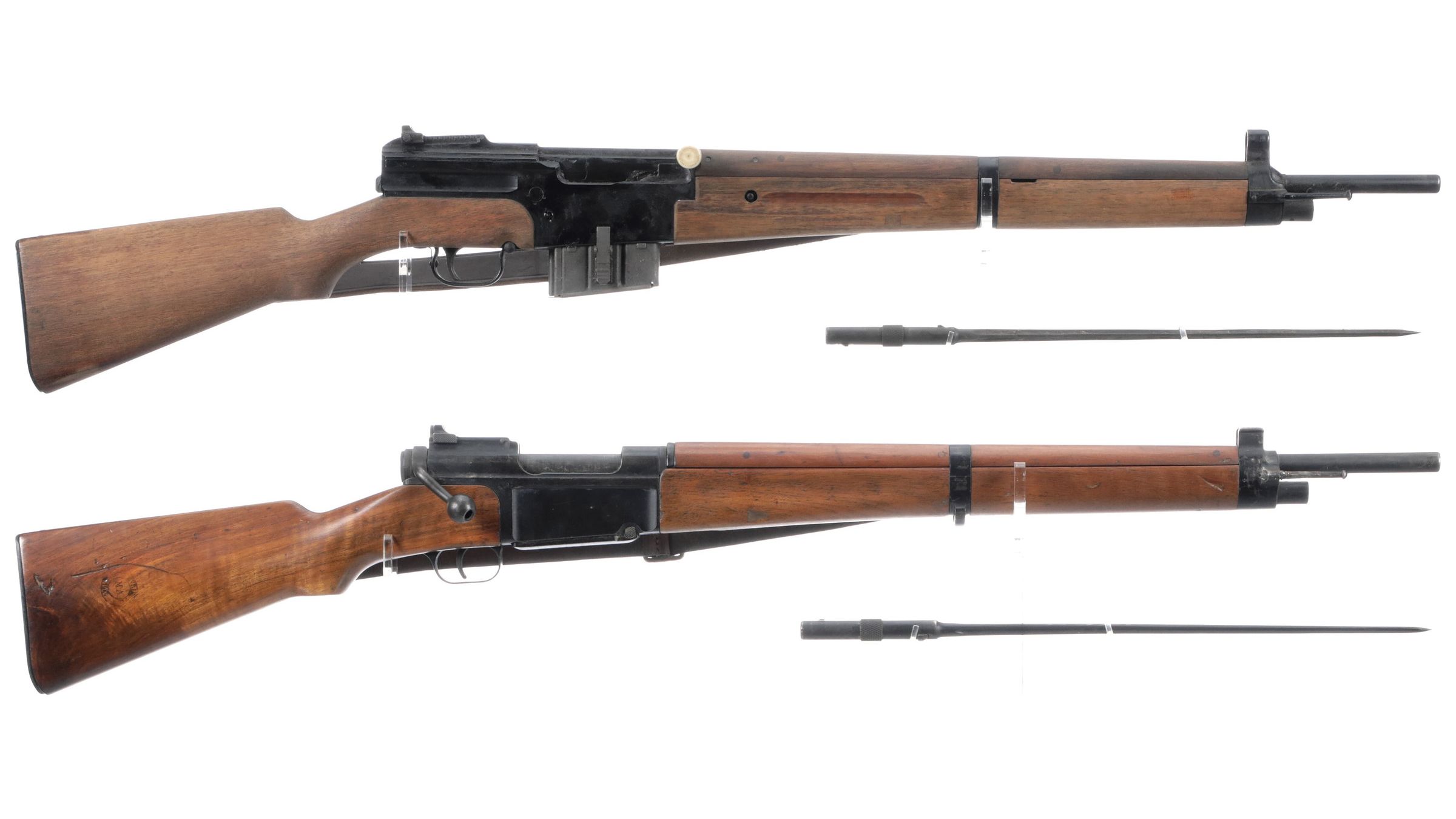 Two French Military Rifles with Bayonets | Rock Island Auction