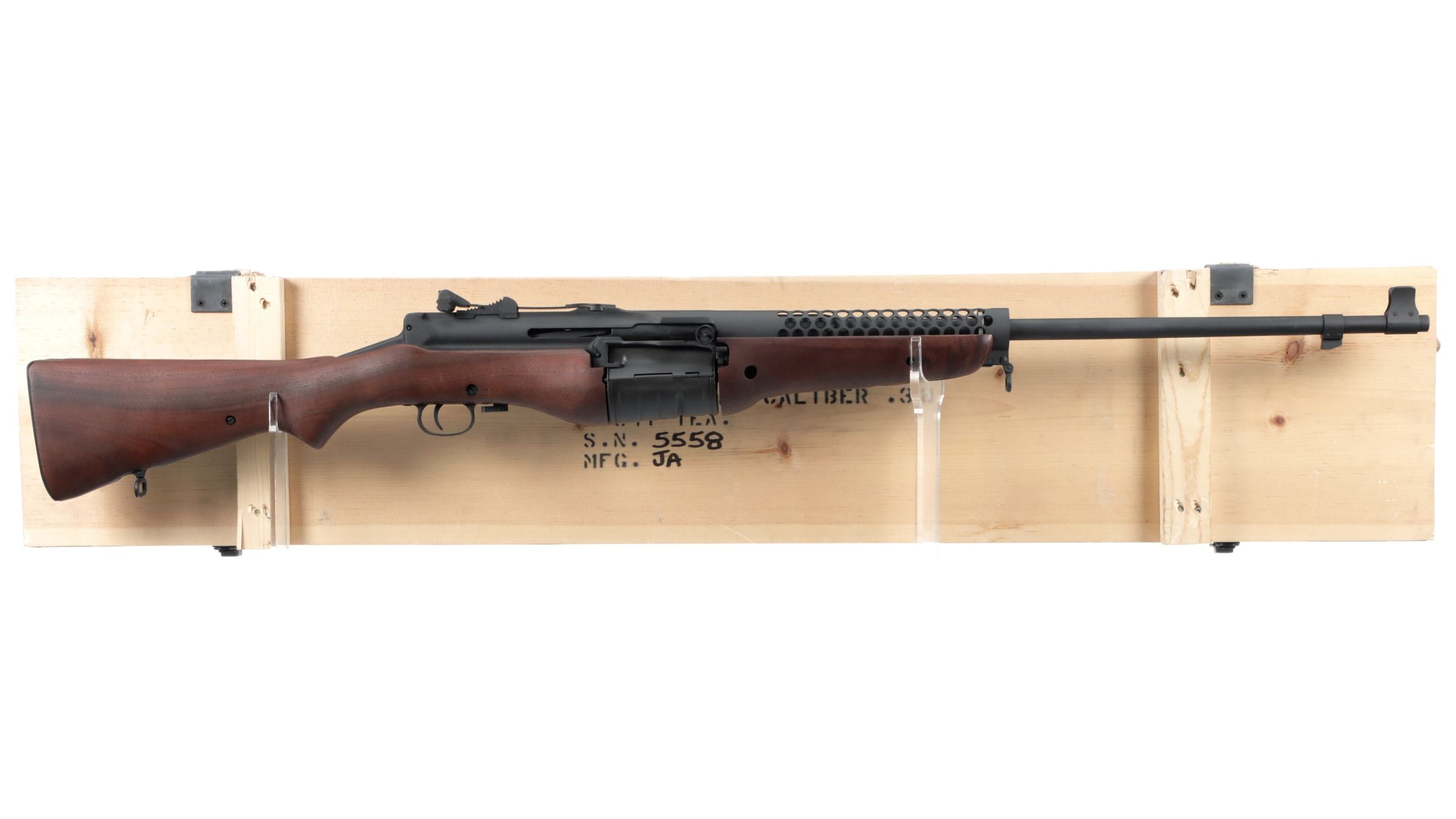 Johnson Model 1941 Semi-Automatic Rifle with Case | Rock Island Auction