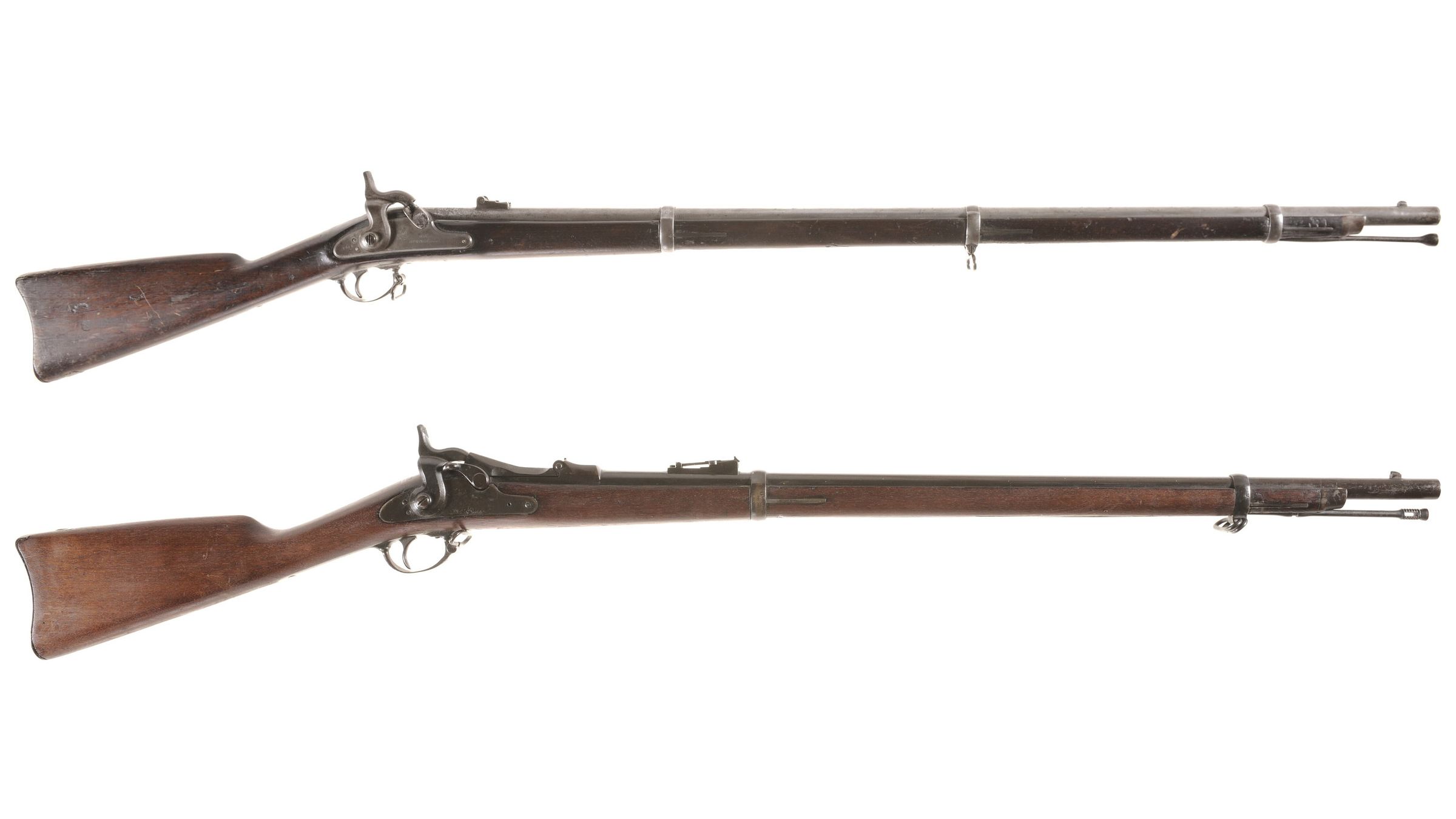 Two U.S. Springfield Military Single Shot Rifles | Rock Island Auction