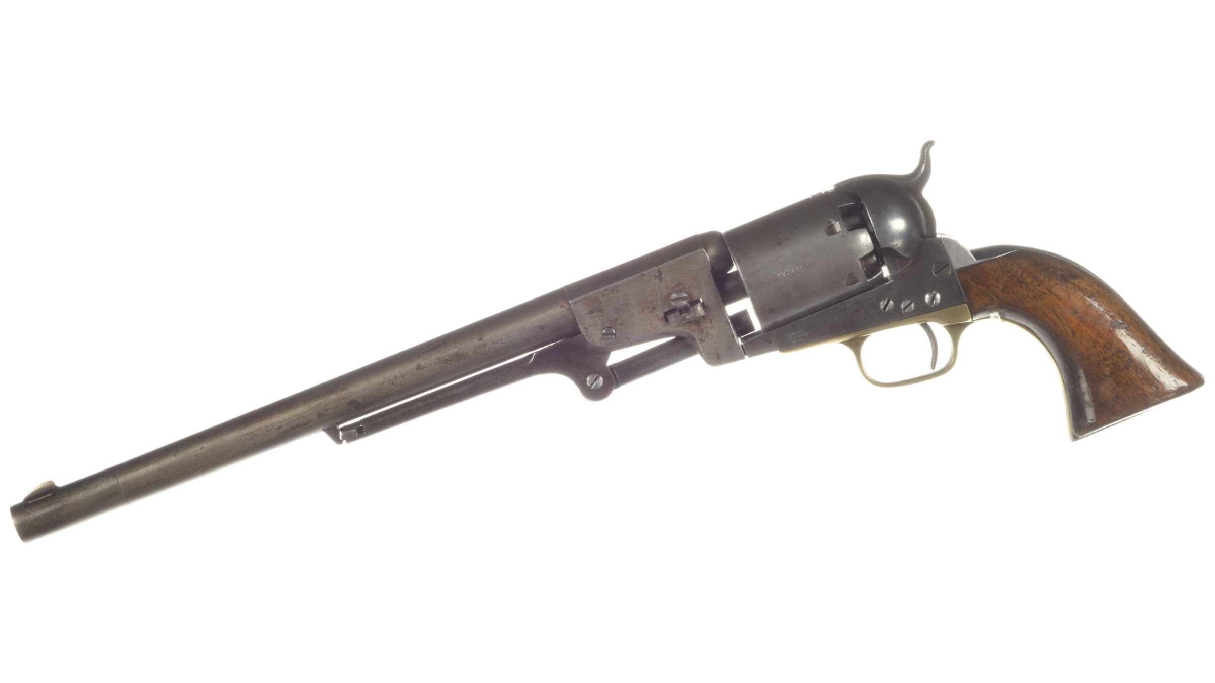 Long Barreled U.S. Marked Colt Third Model Dragoon Revolver | Rock ...
