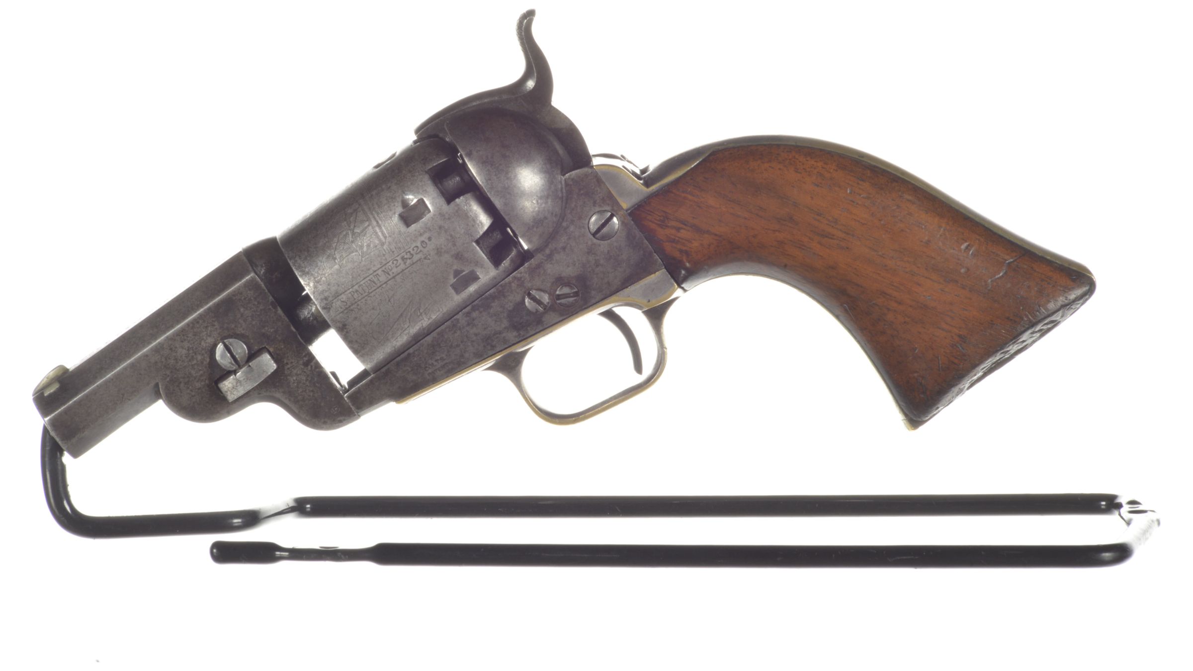 'Belly Gun' Style Colt Model 1851 Navy Percussion Revolver | Rock ...