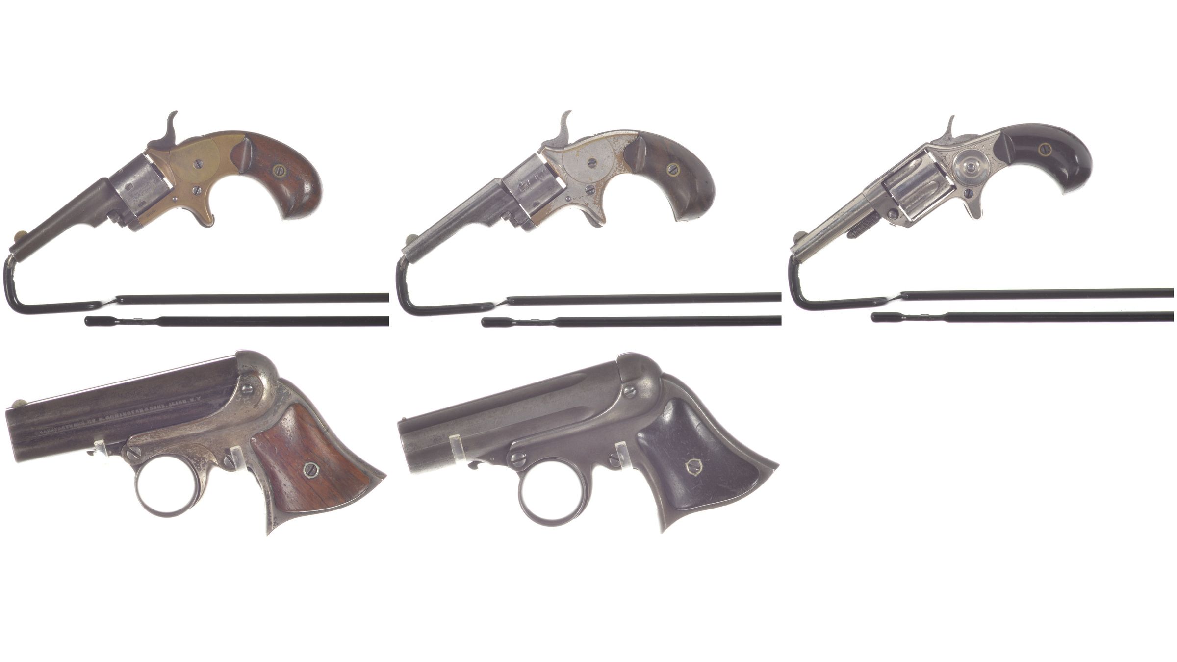 Five Antique American Handguns | Rock Island Auction