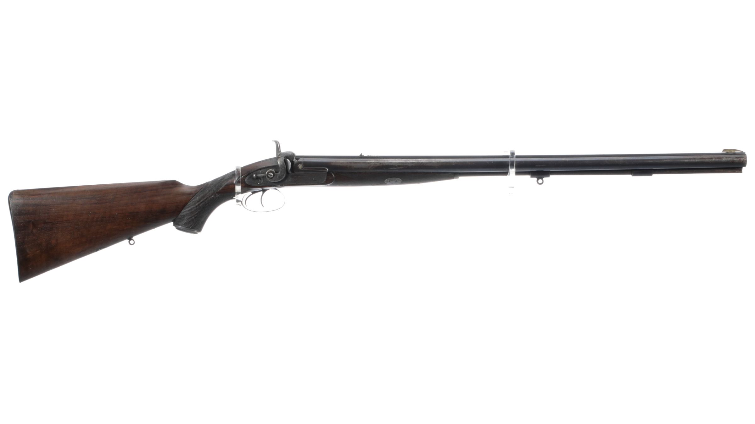 Engraved Manton & Co. Double Barrel Percussion Rifle | Rock Island Auction