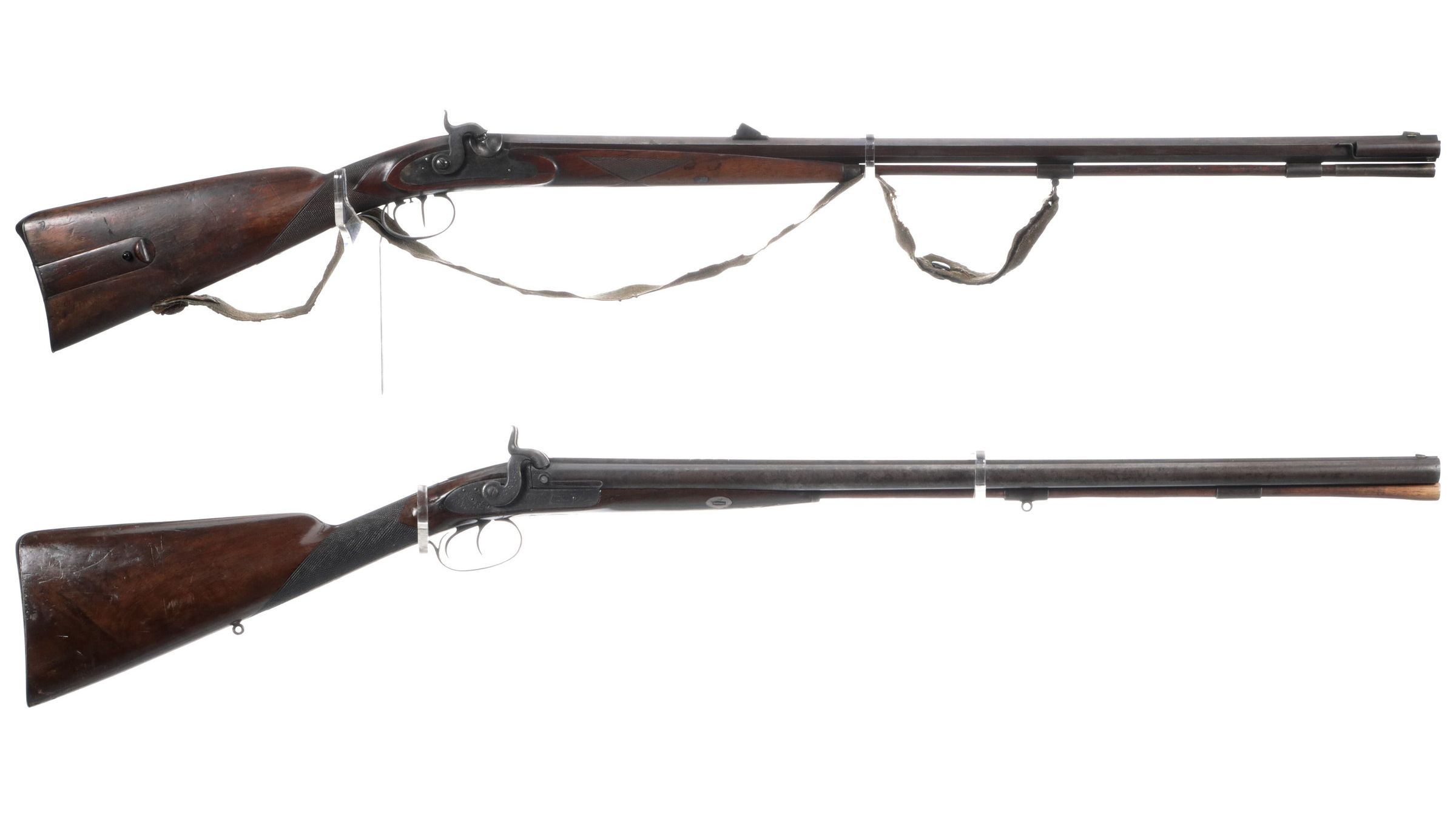 Two Antique Percussion Rifles | Rock Island Auction