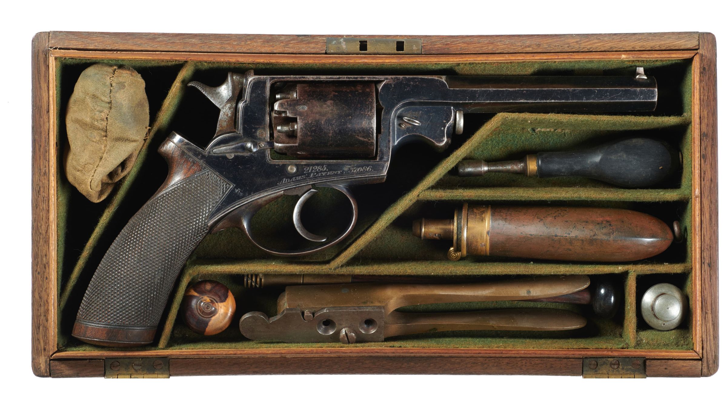 Robert Adams Beaumont-Adams Double Action Percussion Revolver | Rock ...