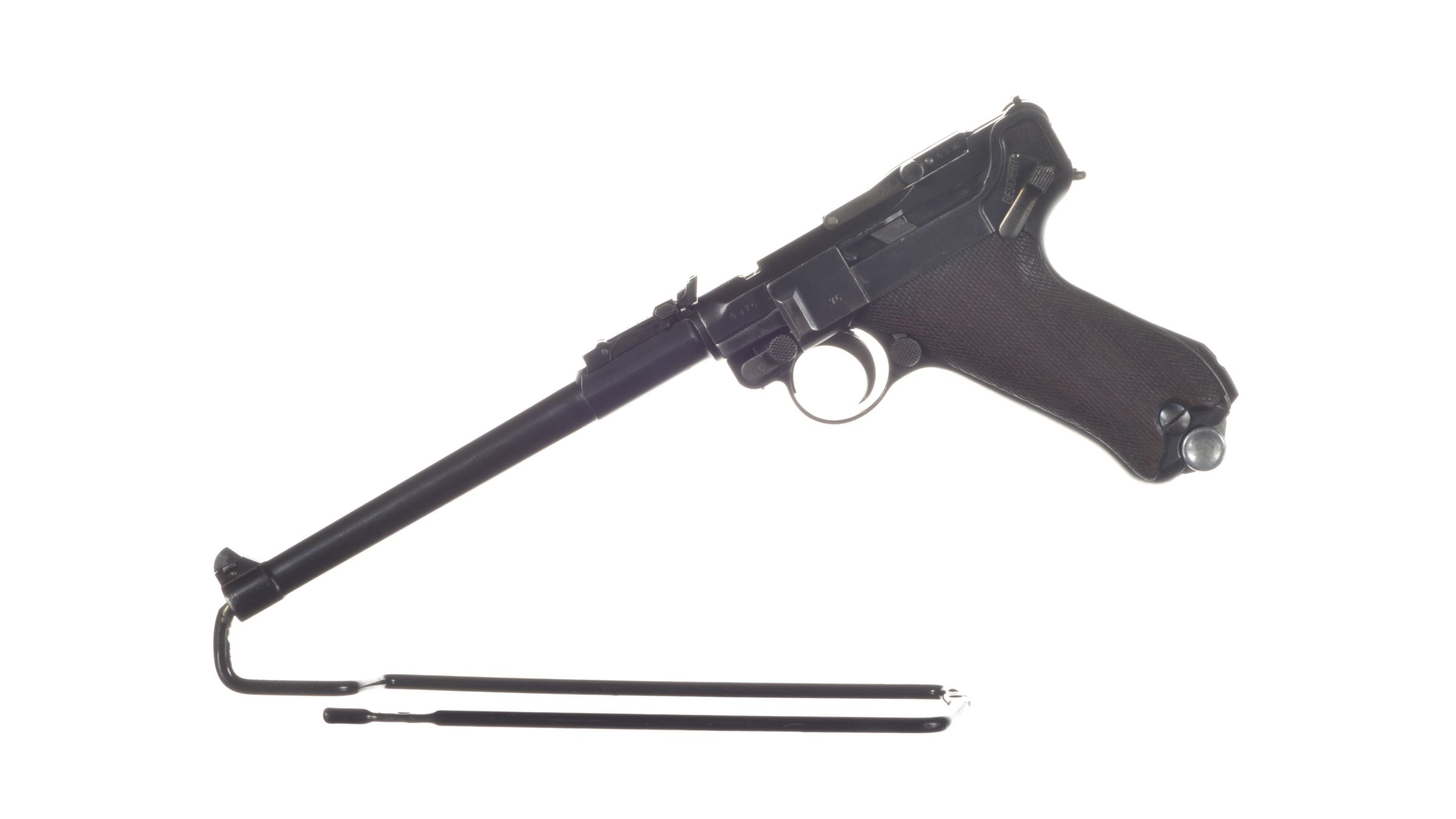 German Artillery Luger Pistol with ERMA 22 Conversion Kit | Rock Island ...