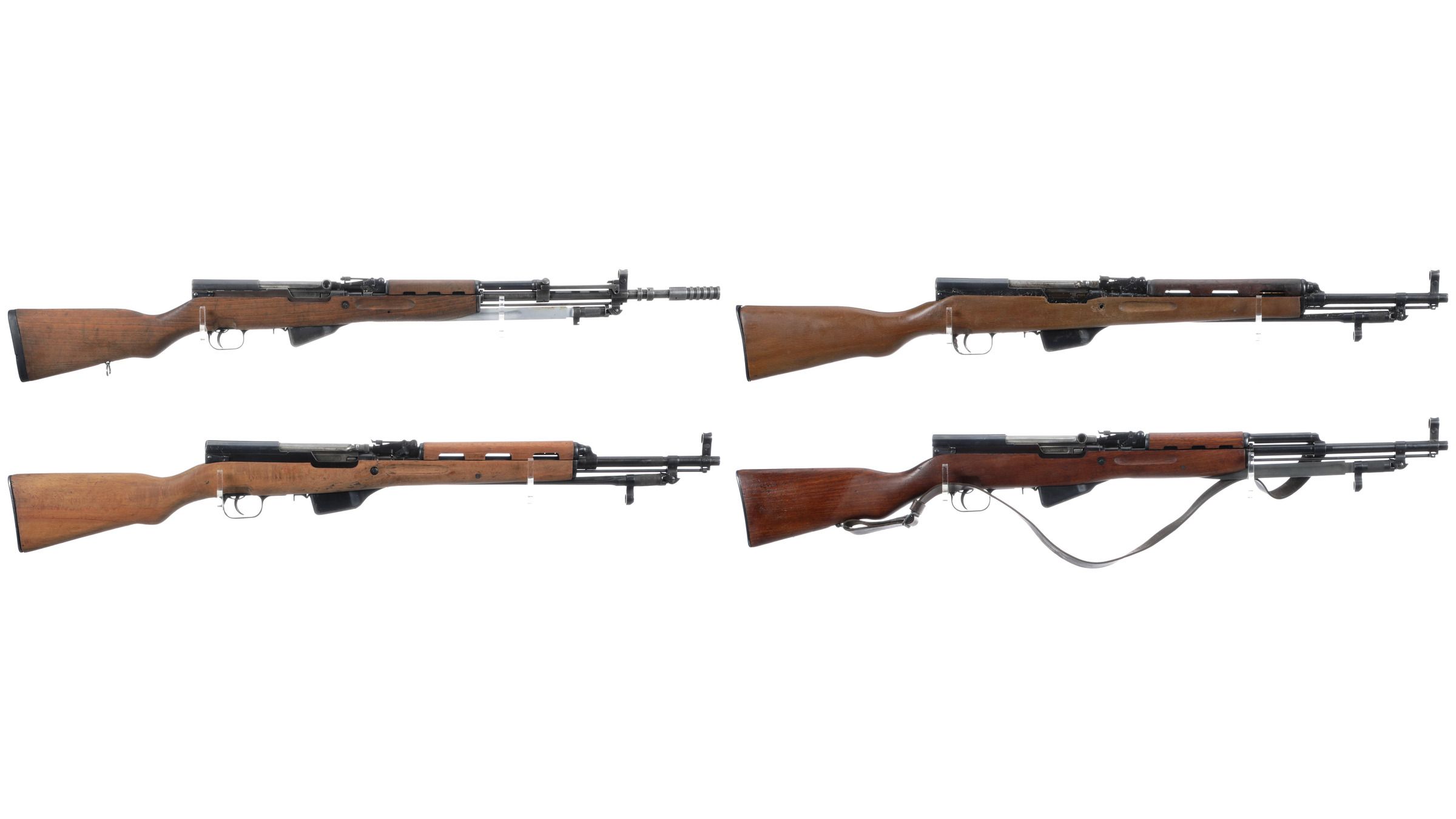 Four European Military Pattern SKS Semi-Automatic Rifles | Rock Island ...