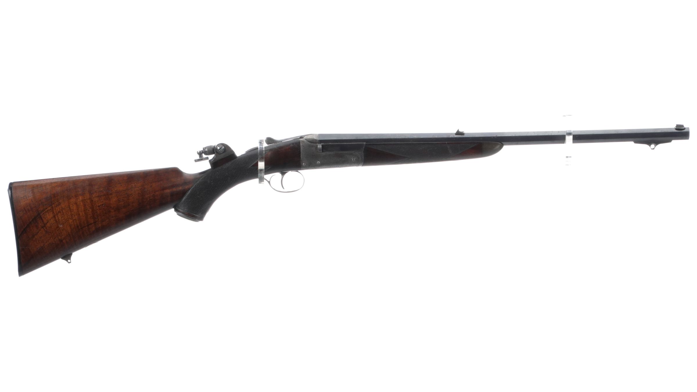 Engraved J. Purdey & Sons .22 Single Barrel Rook Rifle | Rock Island ...