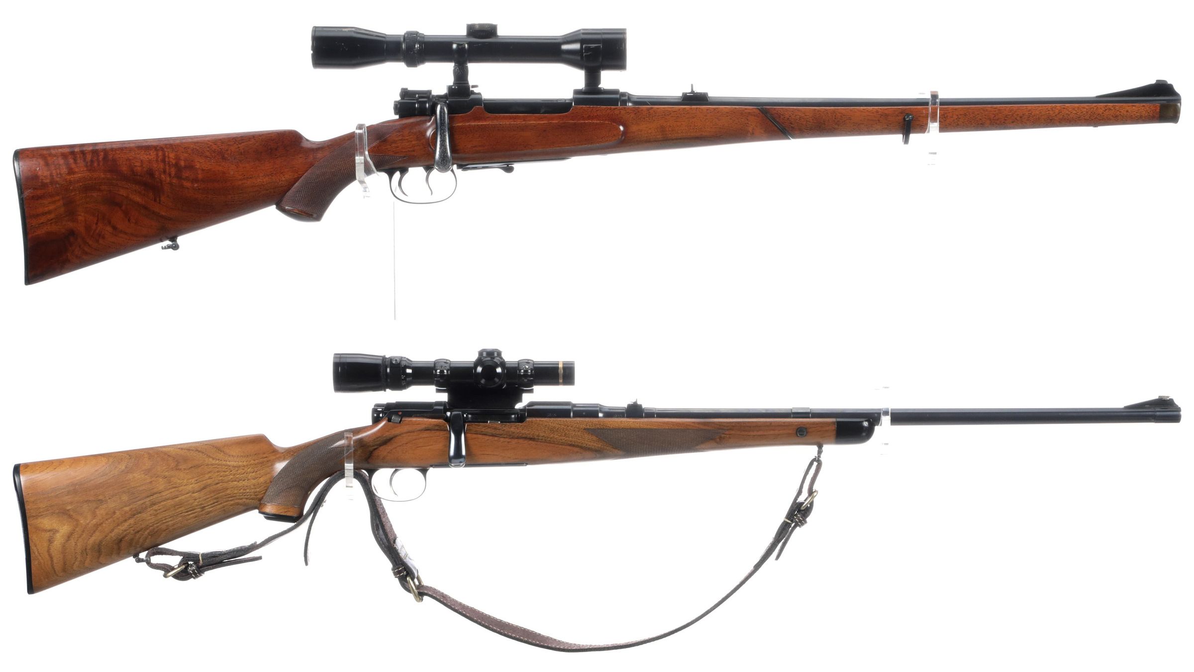 Two Bolt Action Sporting Rifles with Scopes | Rock Island Auction