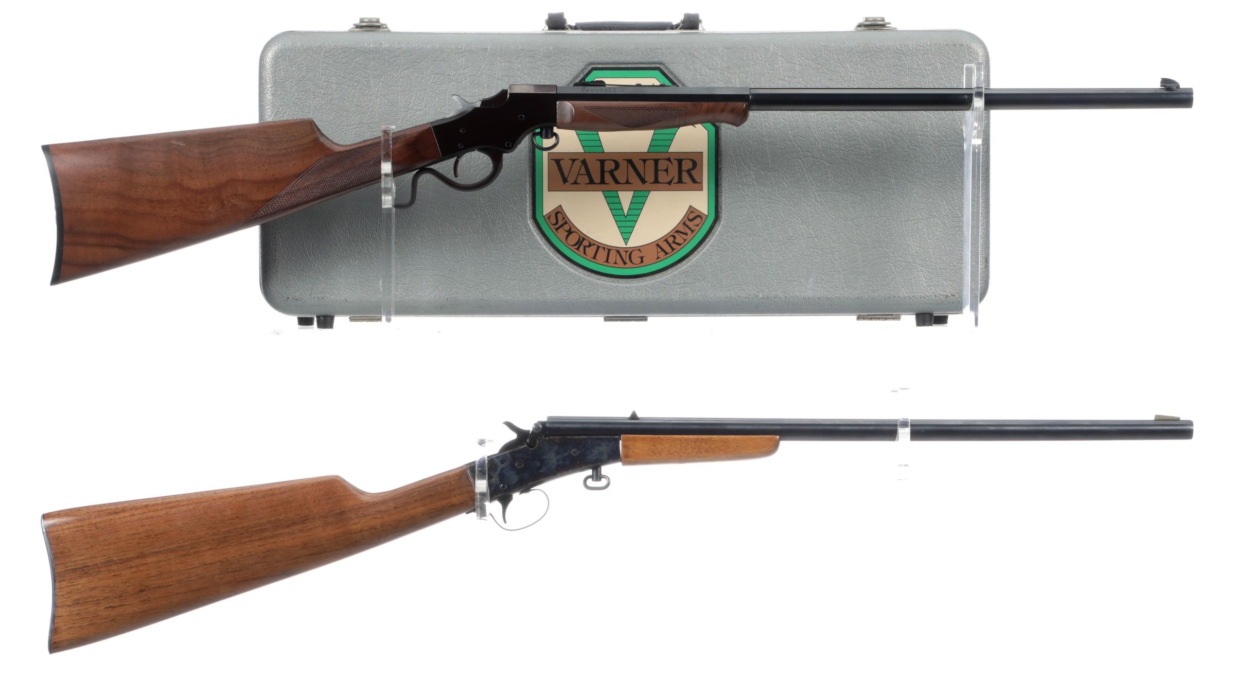 Two Falling Block Single Shot Rifles | Rock Island Auction