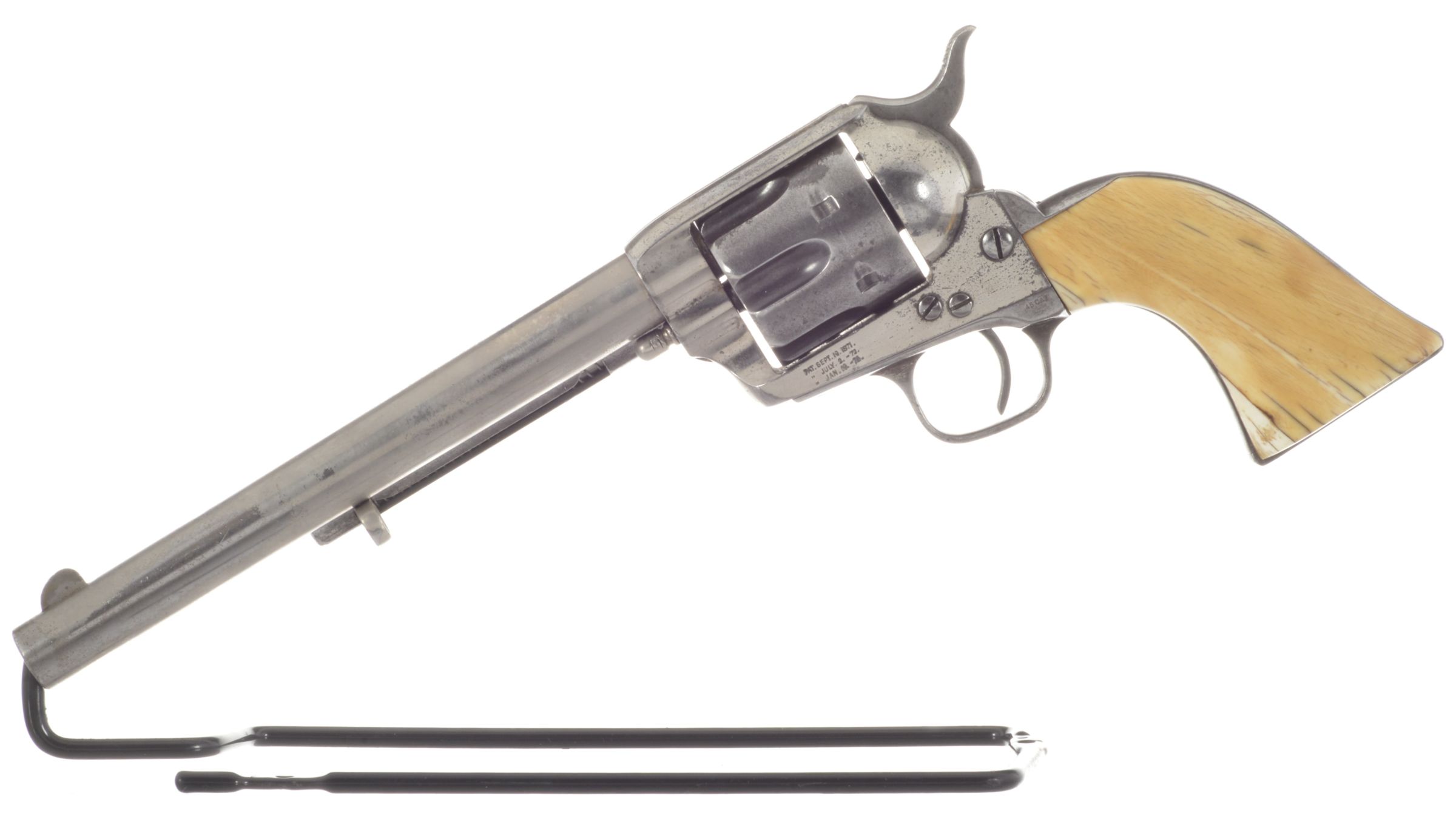 Antique Colt Black Powder Frame Single Action Army Revolver | Rock ...