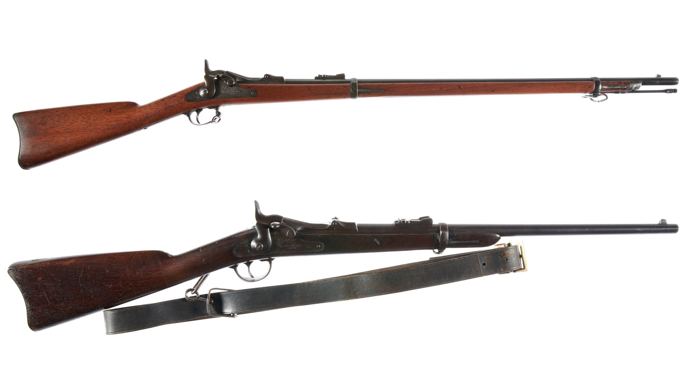 Two U.S. Springfield Model 1873 Trapdoor Long Guns | Rock Island Auction