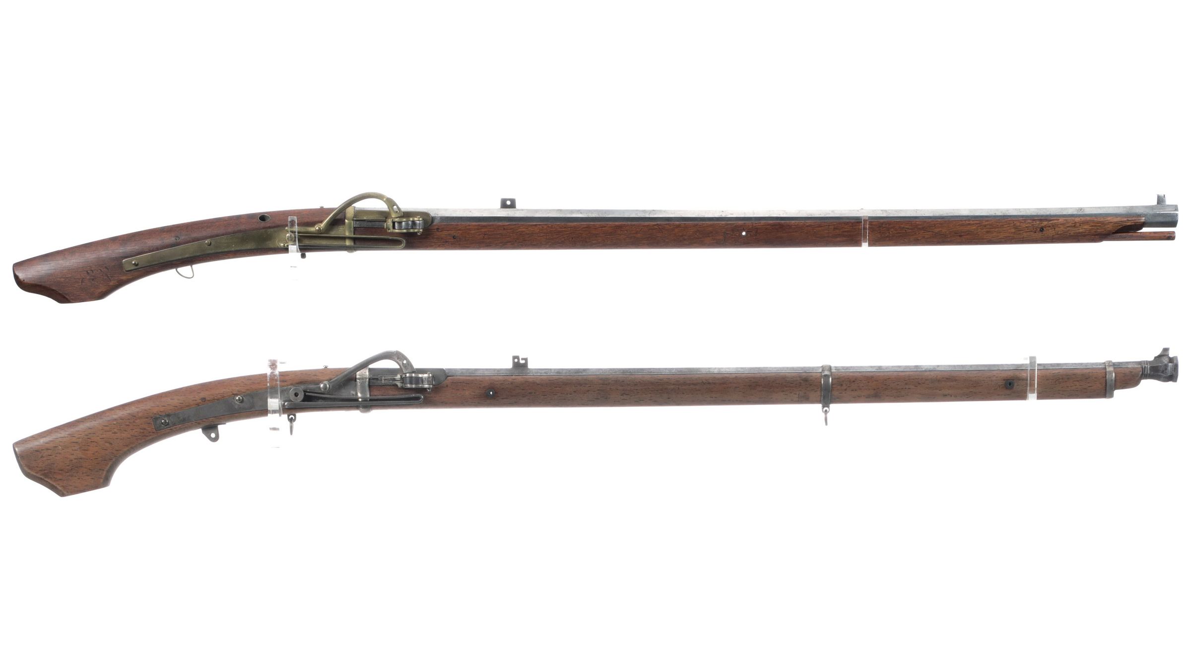 Two Japanese Tanegashima Matchlock Arquebuses | Rock Island Auction