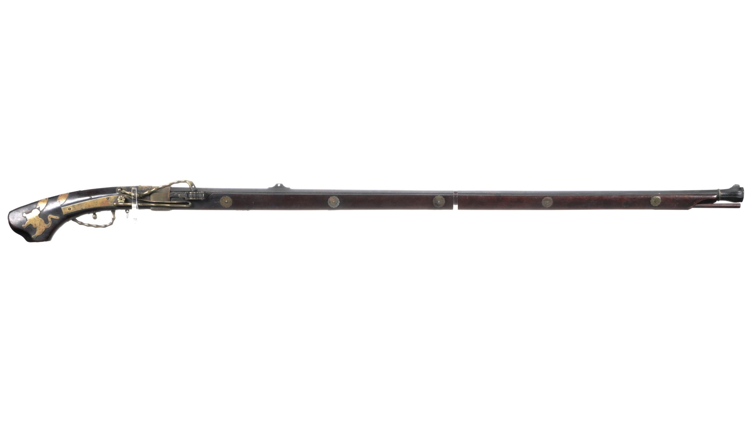 Japanese Tanegashima Matchlock Arquebus with Ornamented Stock | Rock ...