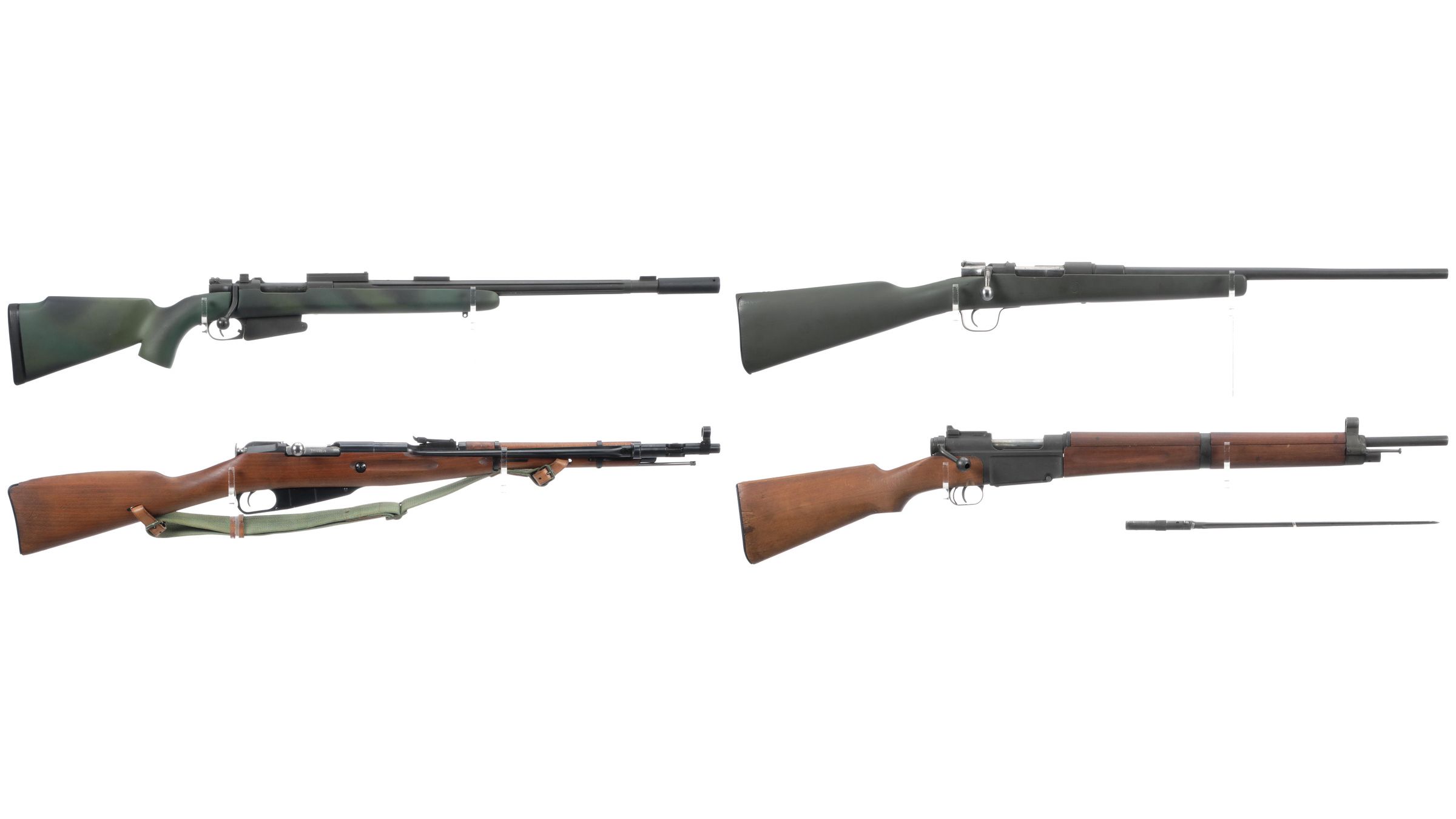 Four European Bolt Action Long Guns | Rock Island Auction