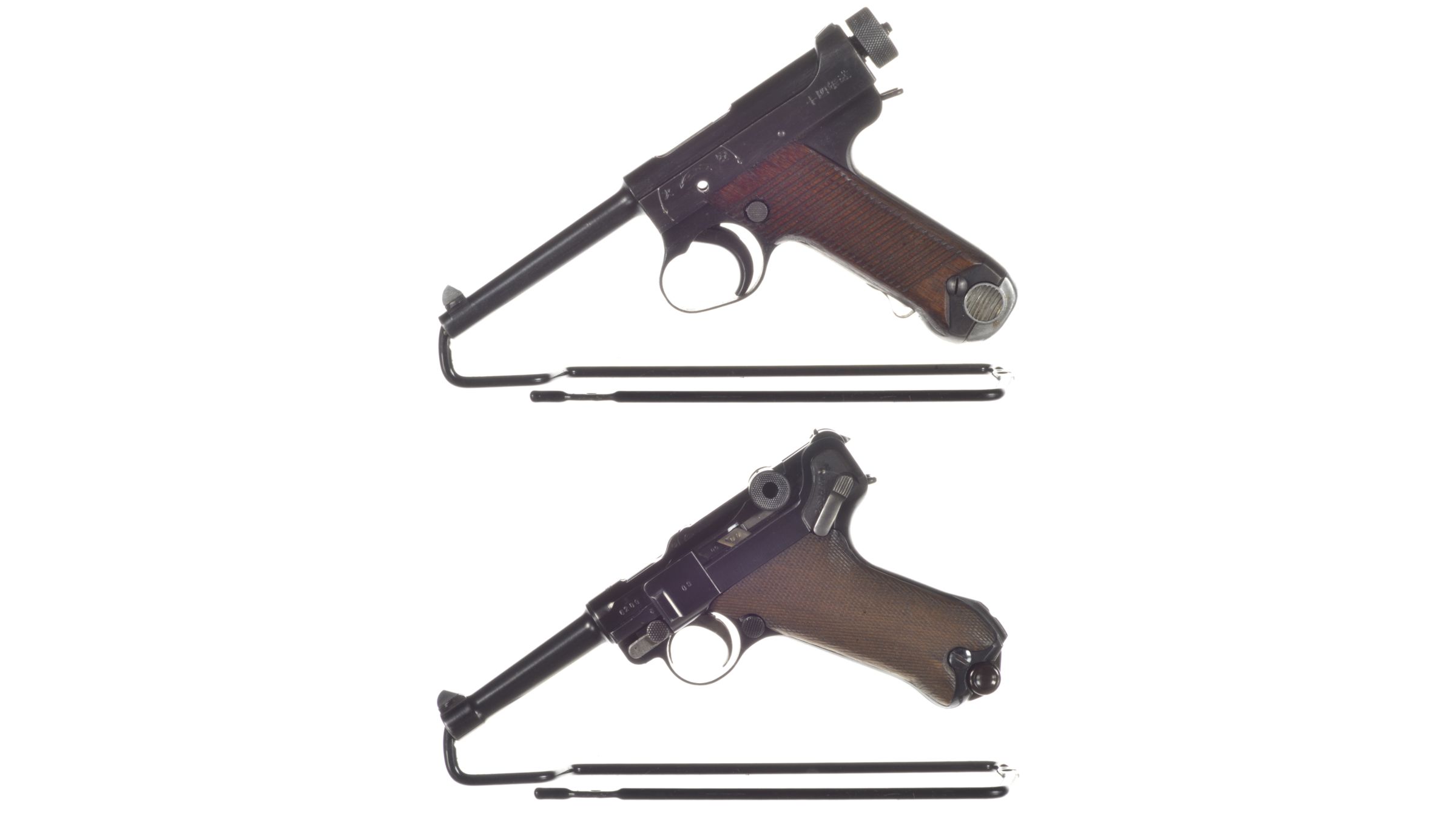 Two World War II Axis Semi-Automatic Pistols | Rock Island Auction