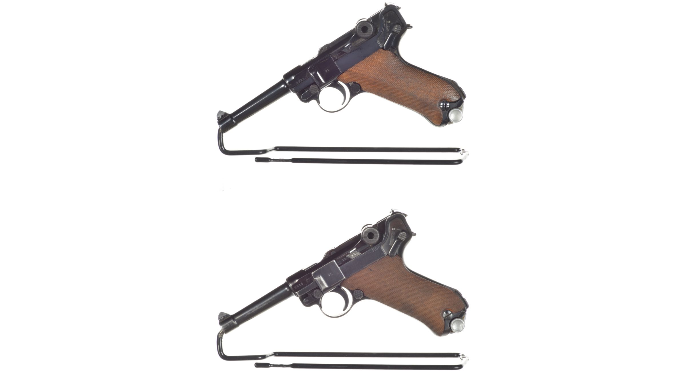Two German Luger Semi-Automatic Pistols | Rock Island Auction
