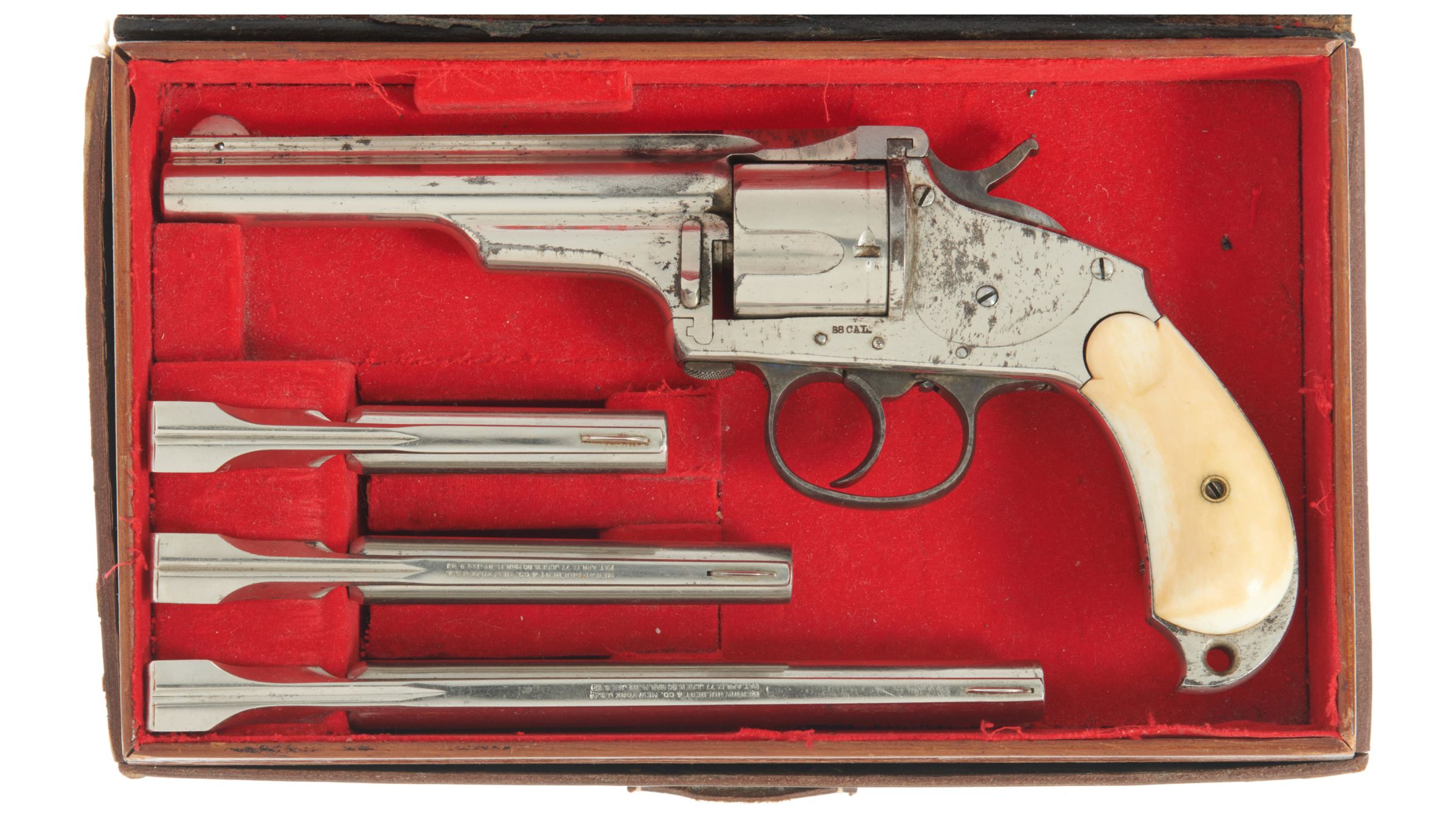 Merwin, Hulbert & Co. Double Action Revolver with Extra Barrels | Rock ...