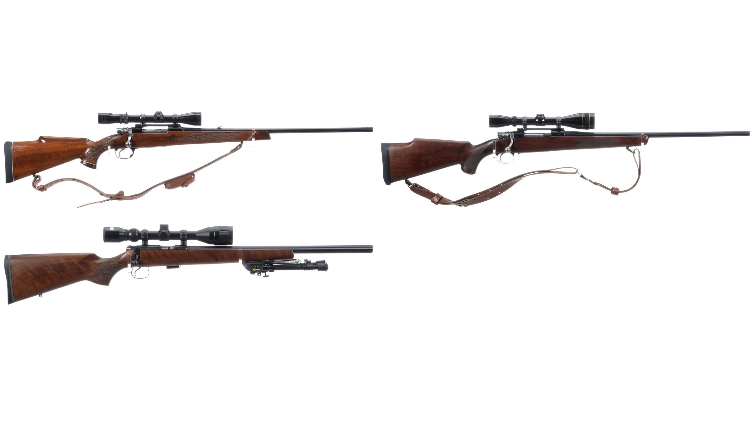Three Scoped Bolt Action Sporting Rifles | Rock Island Auction