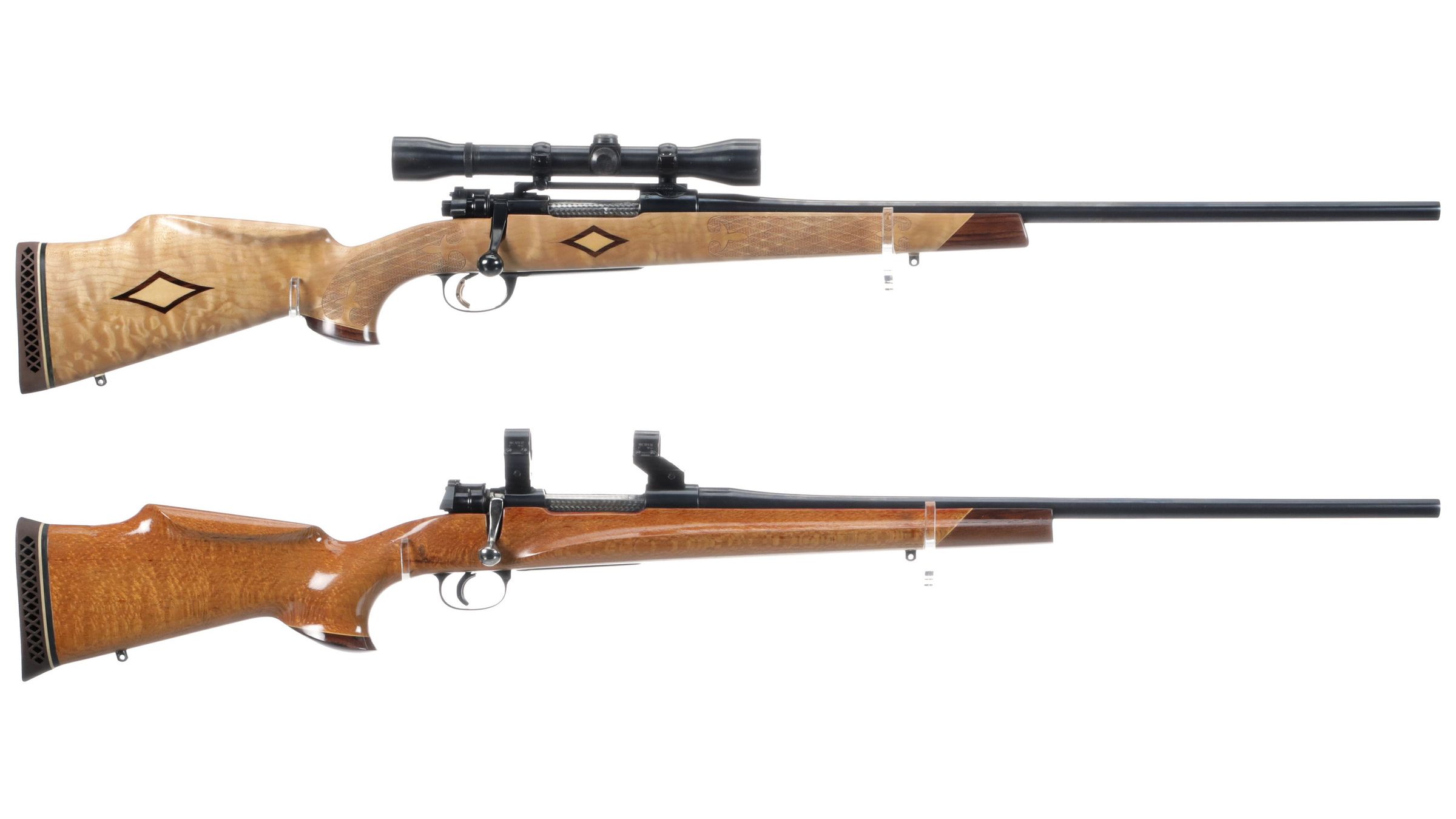 Two Mauser Style Bolt Action Sporting | Rock Island Auction
