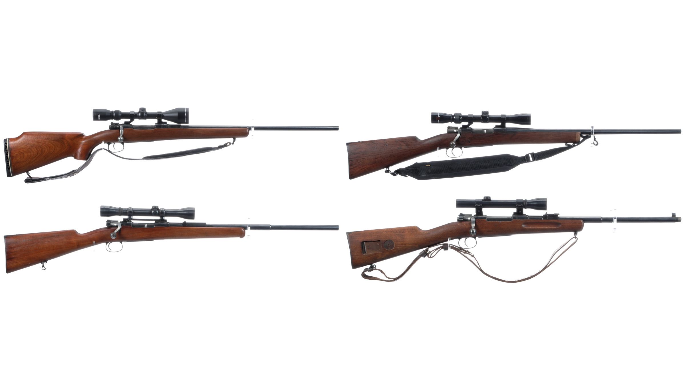Four Scoped European Bolt Action Sporting Rifles | Rock Island Auction
