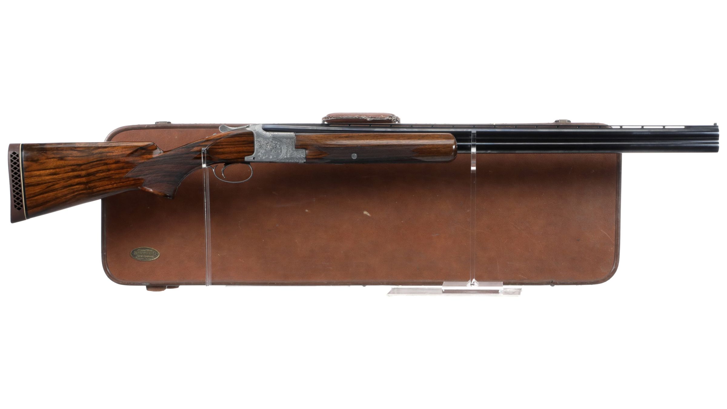 Funken Engraved Belgian Browning Grade 4 Superposed Shotgun | Rock ...