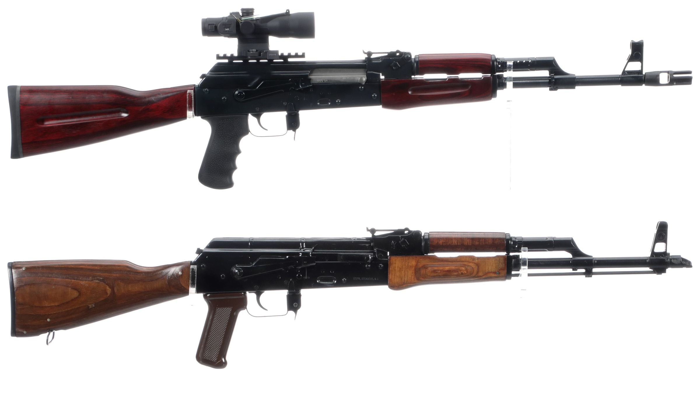 Two AK Pattern Semi-Automatic Rifles | Rock Island Auction