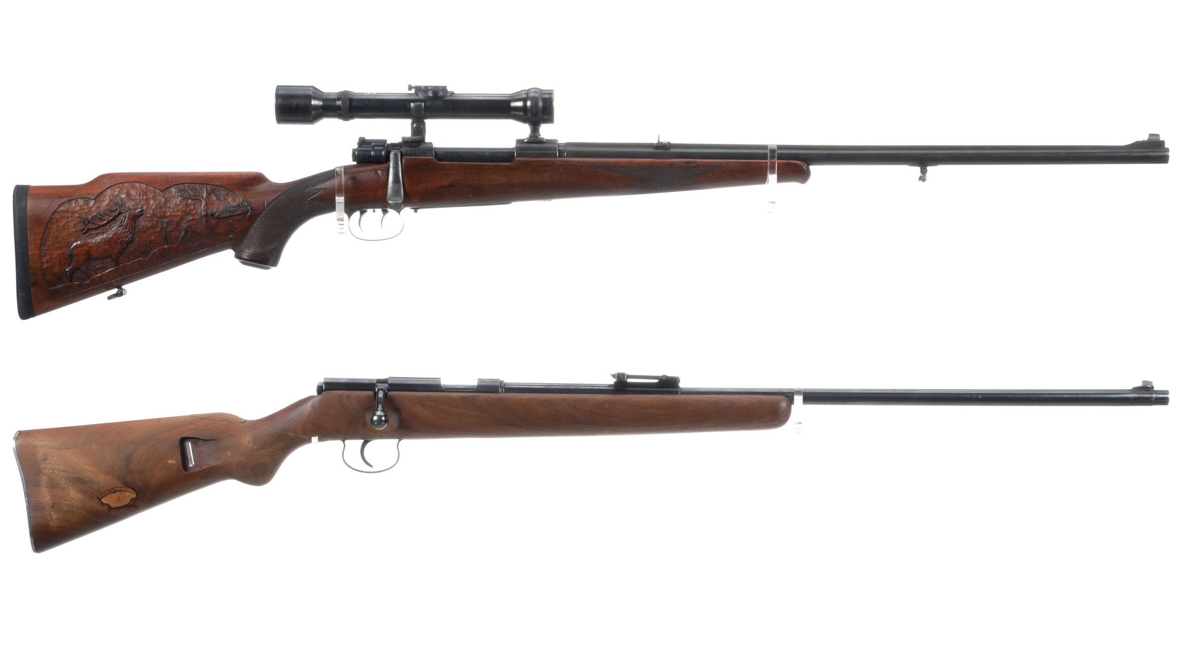Two German Bolt Action Rifles | Rock Island Auction