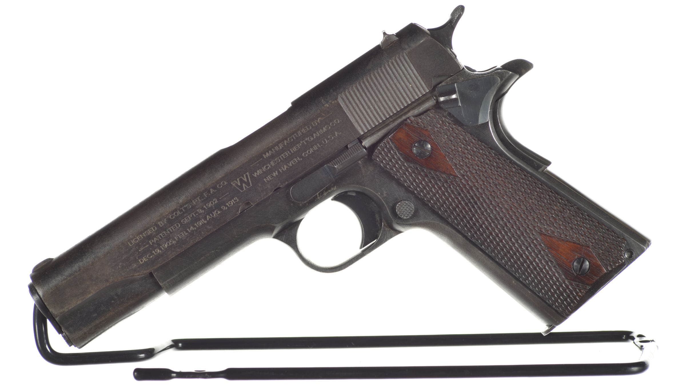 Winchester Marked Model 1911 Pattern Prototype Style Pistol | Rock ...