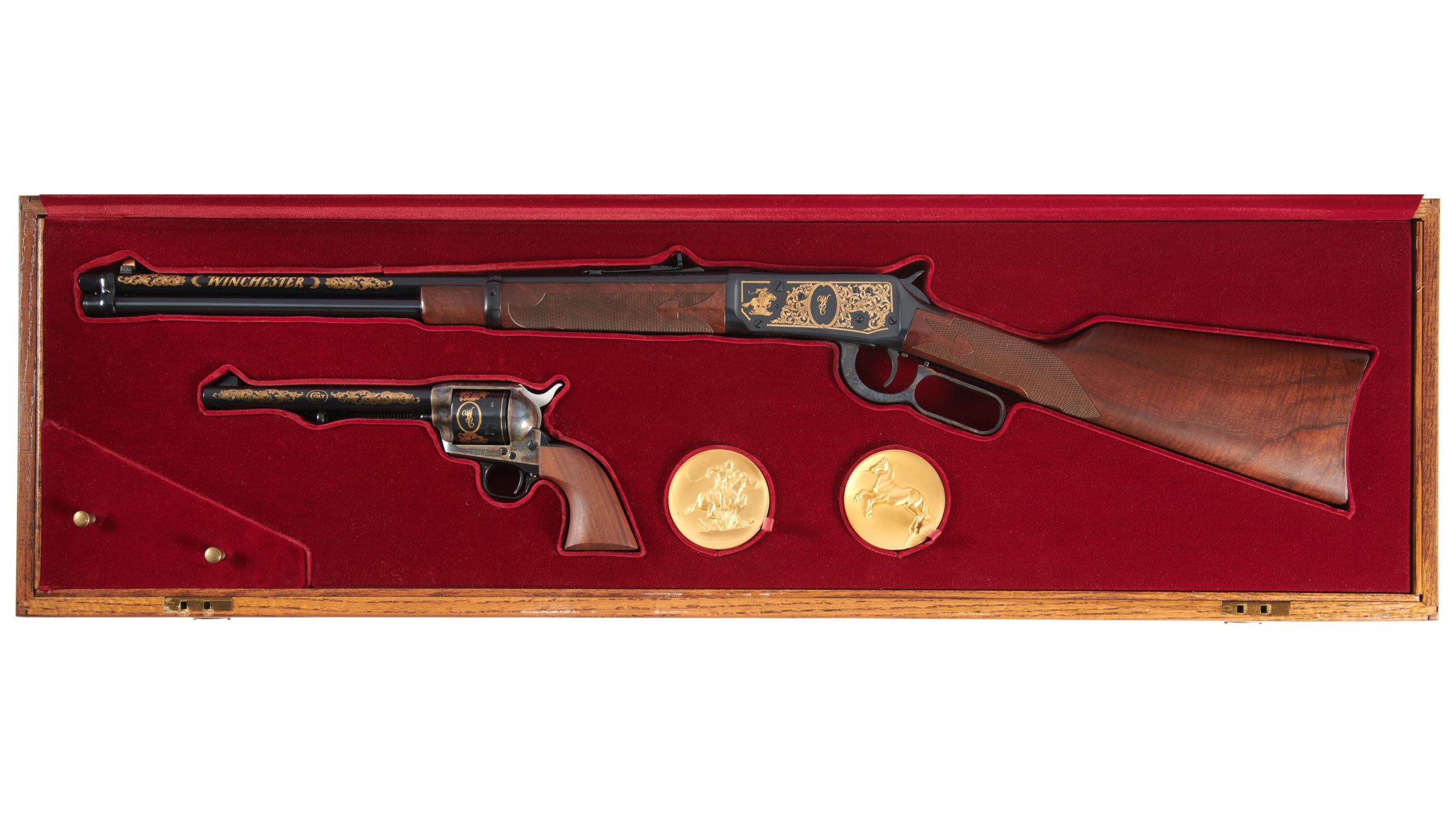 Cased Winchester Colt Commemorative Set | Rock Island Auction