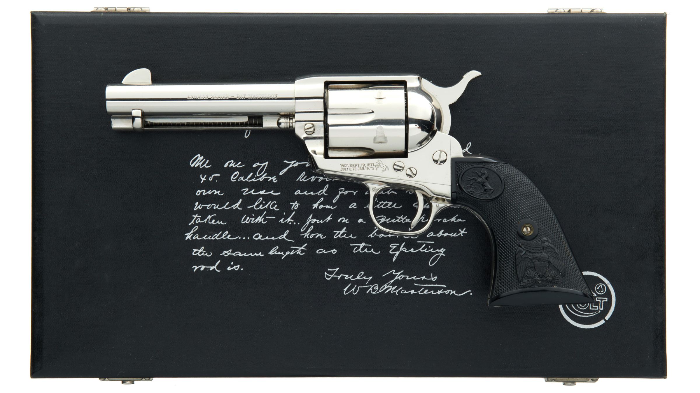 Colt Lawman Series Bat Masterson Single Action Army Revolver | Rock ...