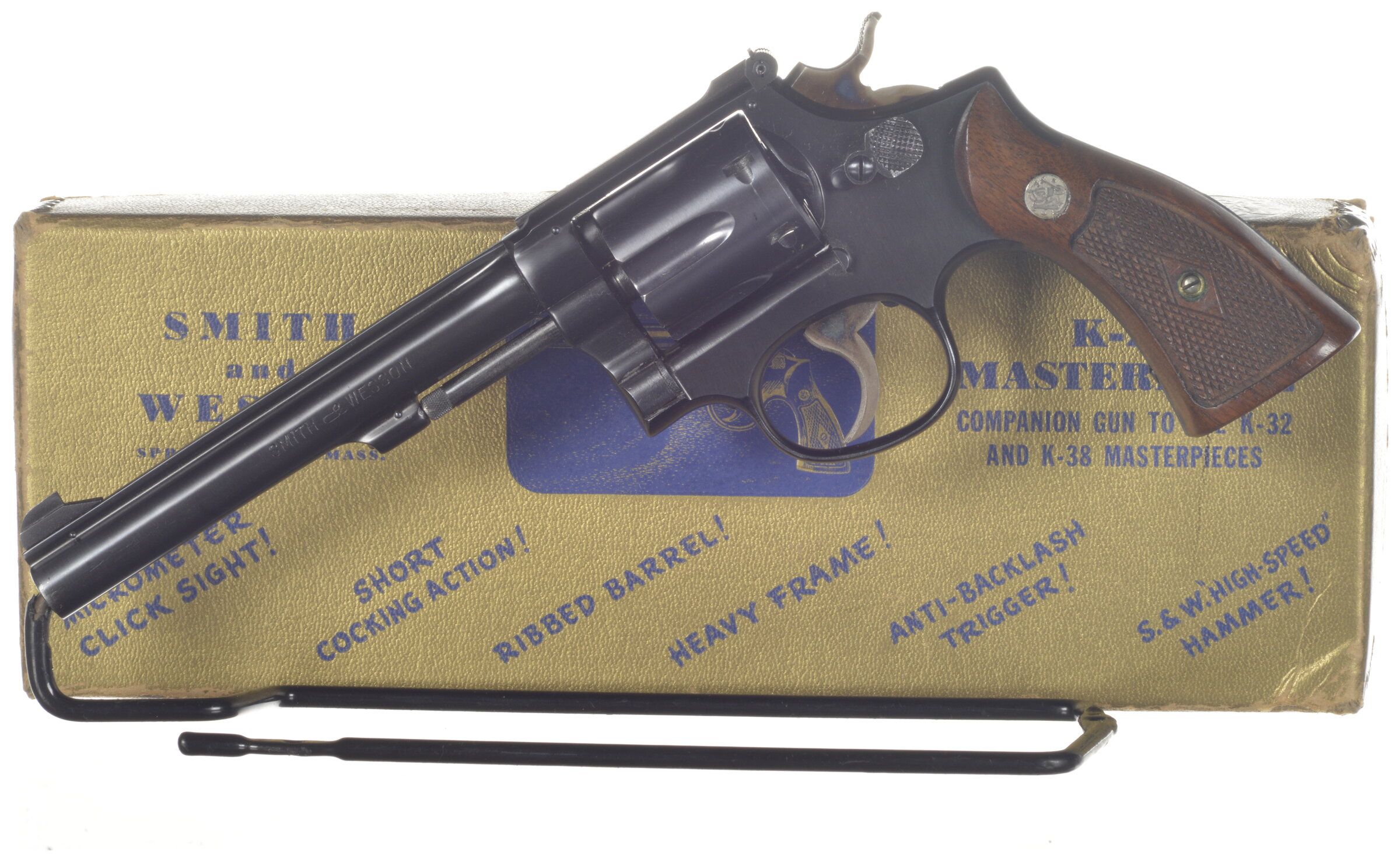 Smith & Wesson K-22 Masterpiece Pre-Model 17 Revolver | Rock Island Auction