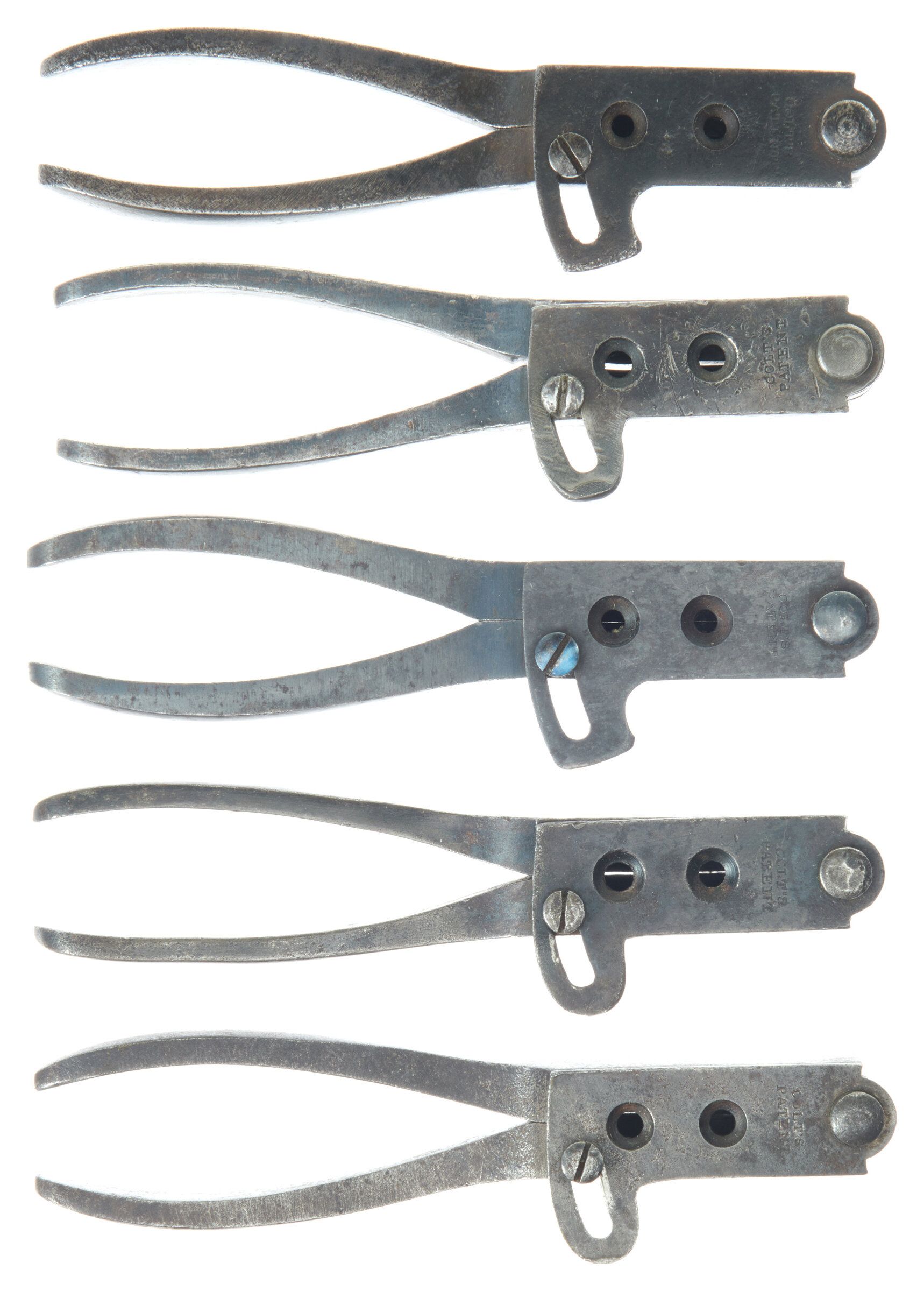 Five Colt Bullet Molds | Rock Island Auction