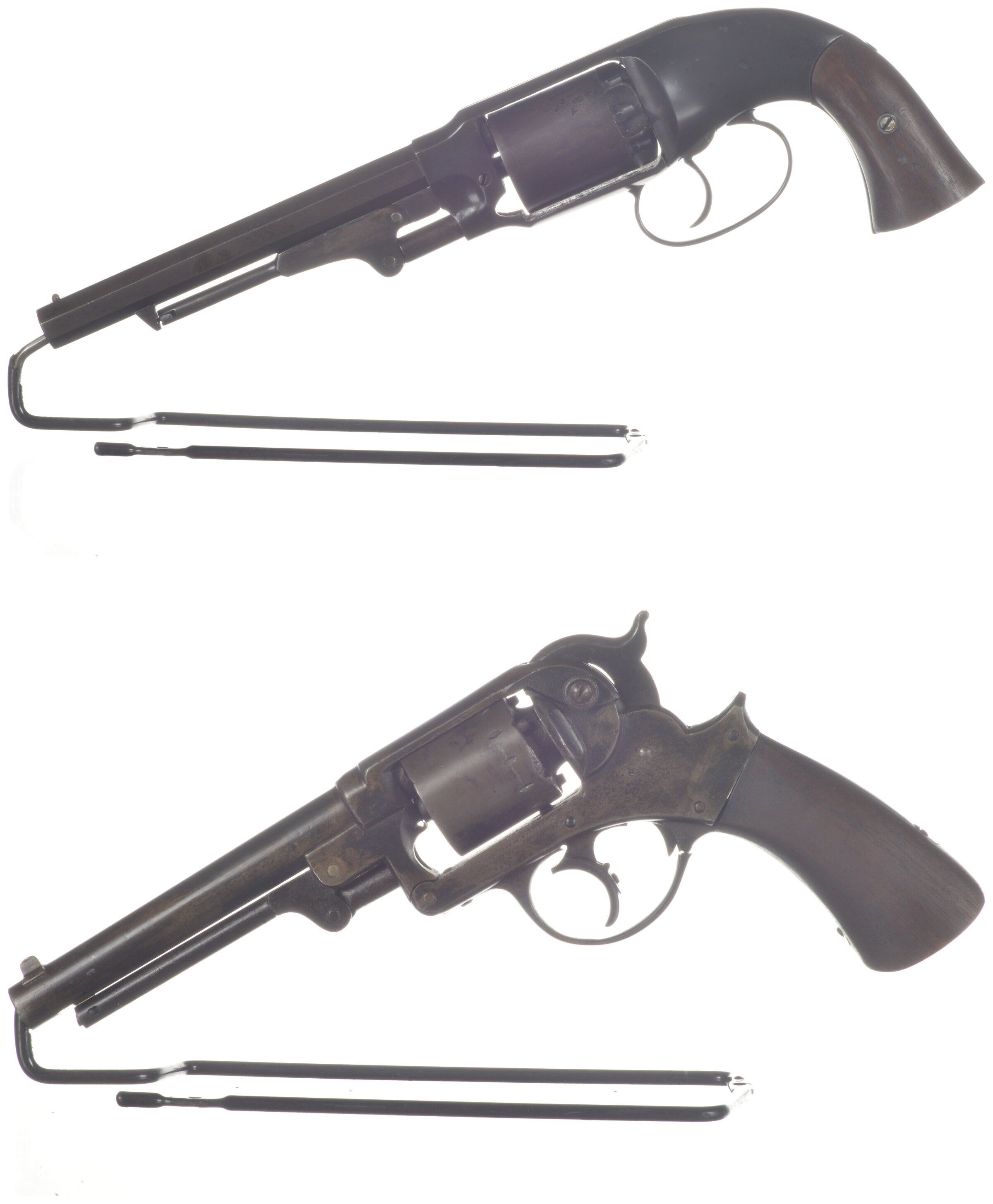 Two Civil War Era Double Action Percussion Revolvers | Rock Island Auction