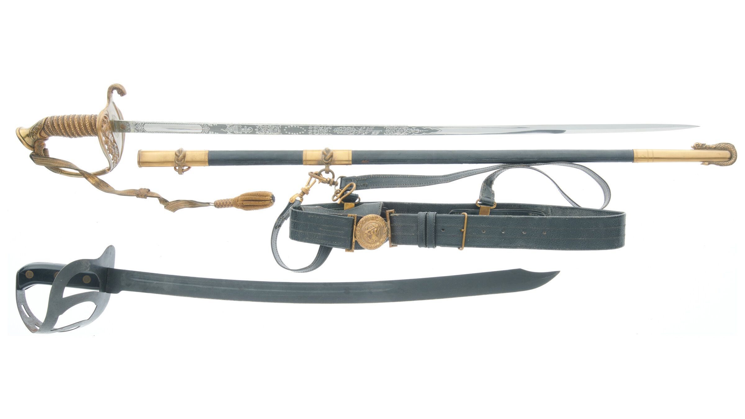 Two American Naval Swords | Rock Island Auction