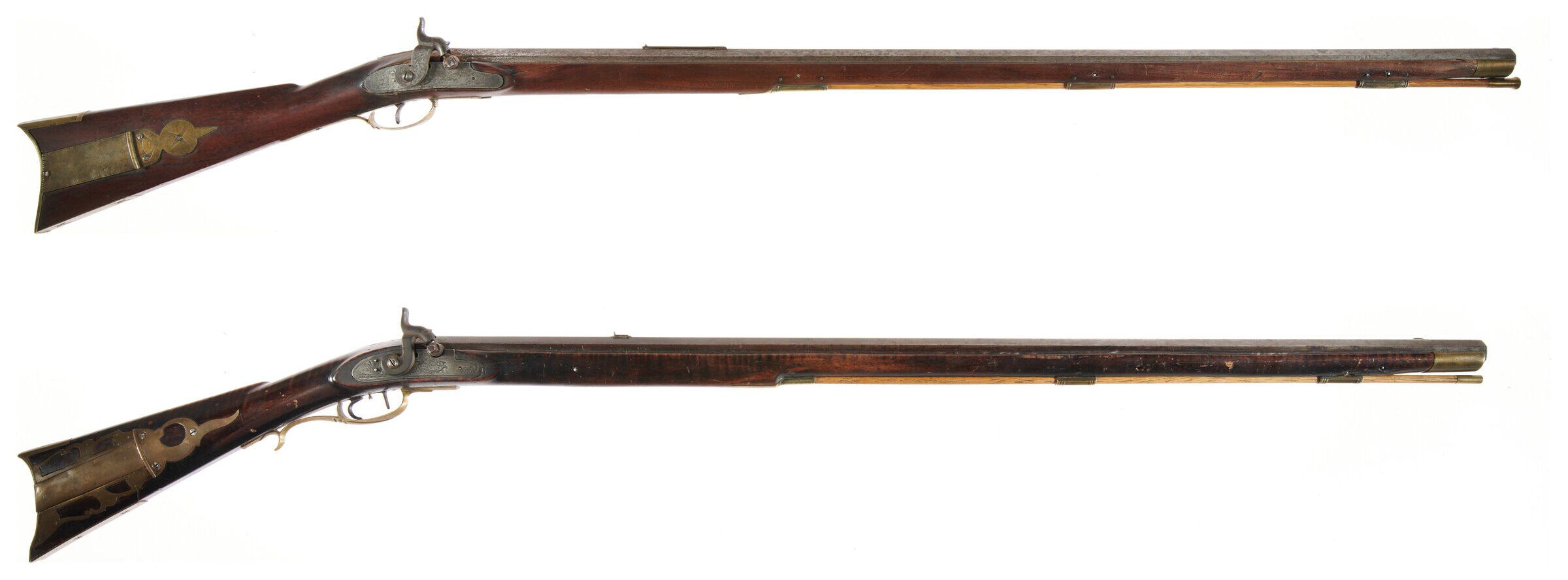 Two Percussion American Long Rifles | Rock Island Auction