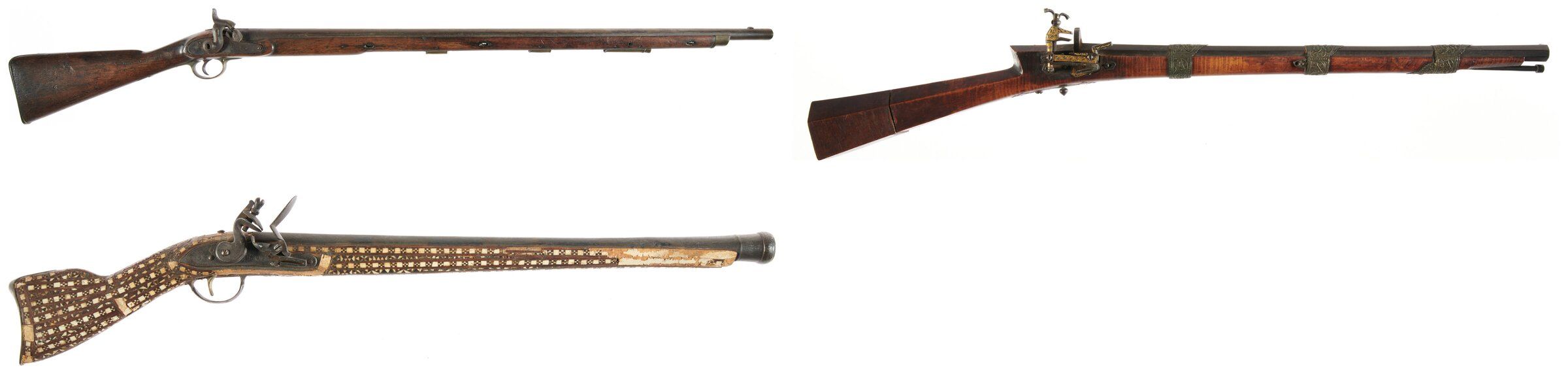 Three Antique European Muzzleloading Long Arms | Rock Island Auction