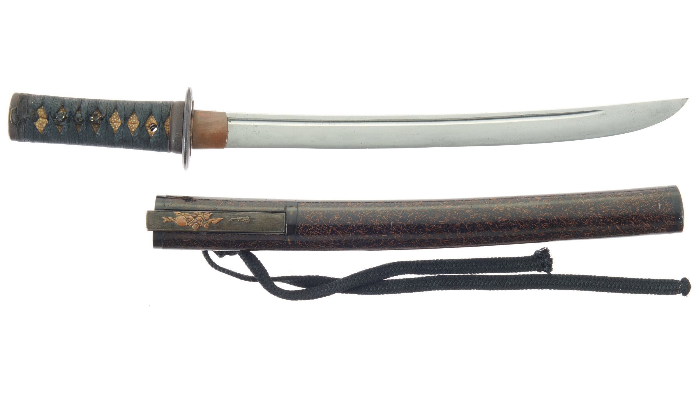 Signed Tanto-Length Japanese Knife | Rock Island Auction