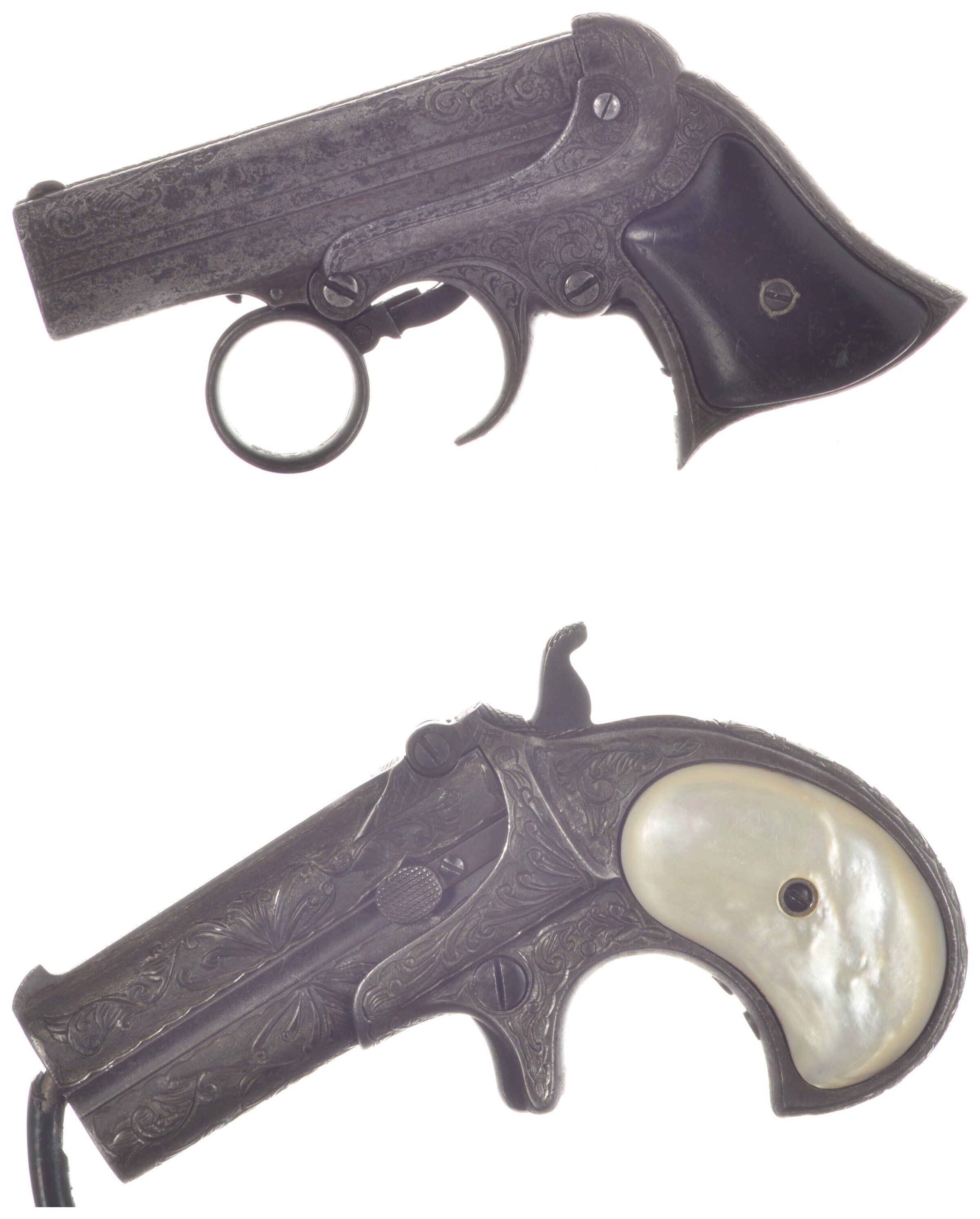 Two Engraved Remington Derringer Pistols | Rock Island Auction