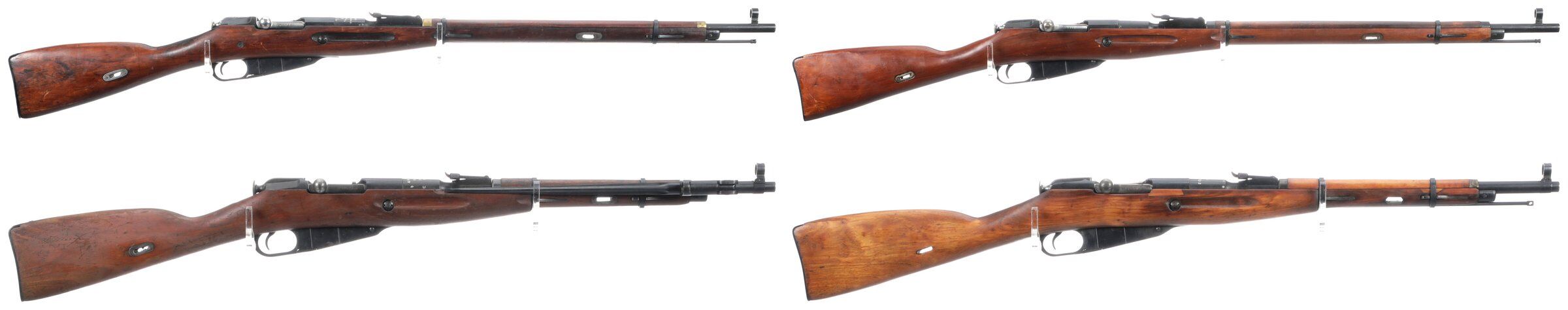 Four Mosin-Nagant Bolt Action Military Long Guns | Rock Island Auction