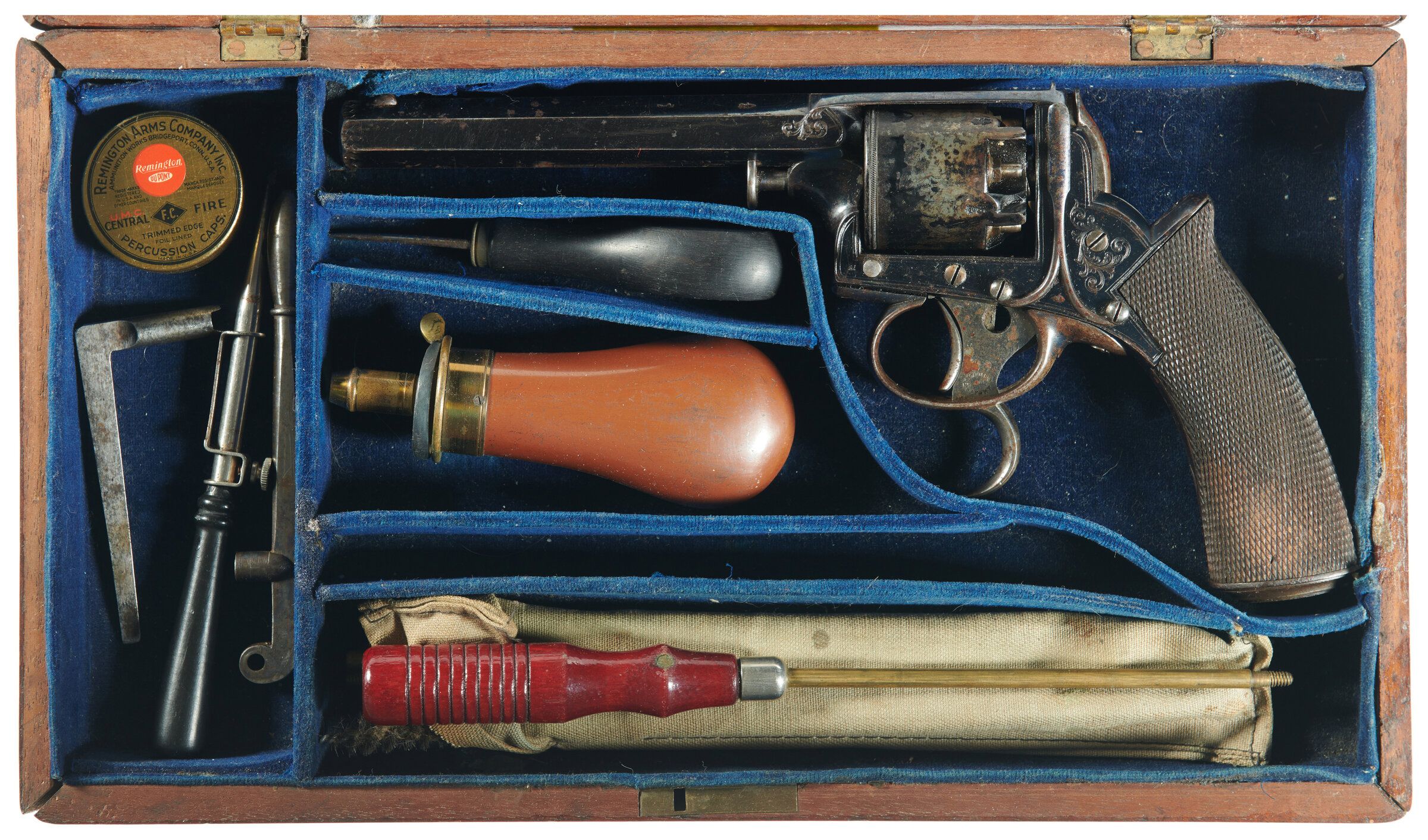 Engraved Tranter's Patent Double Trigger Percussion Revolver | Rock ...