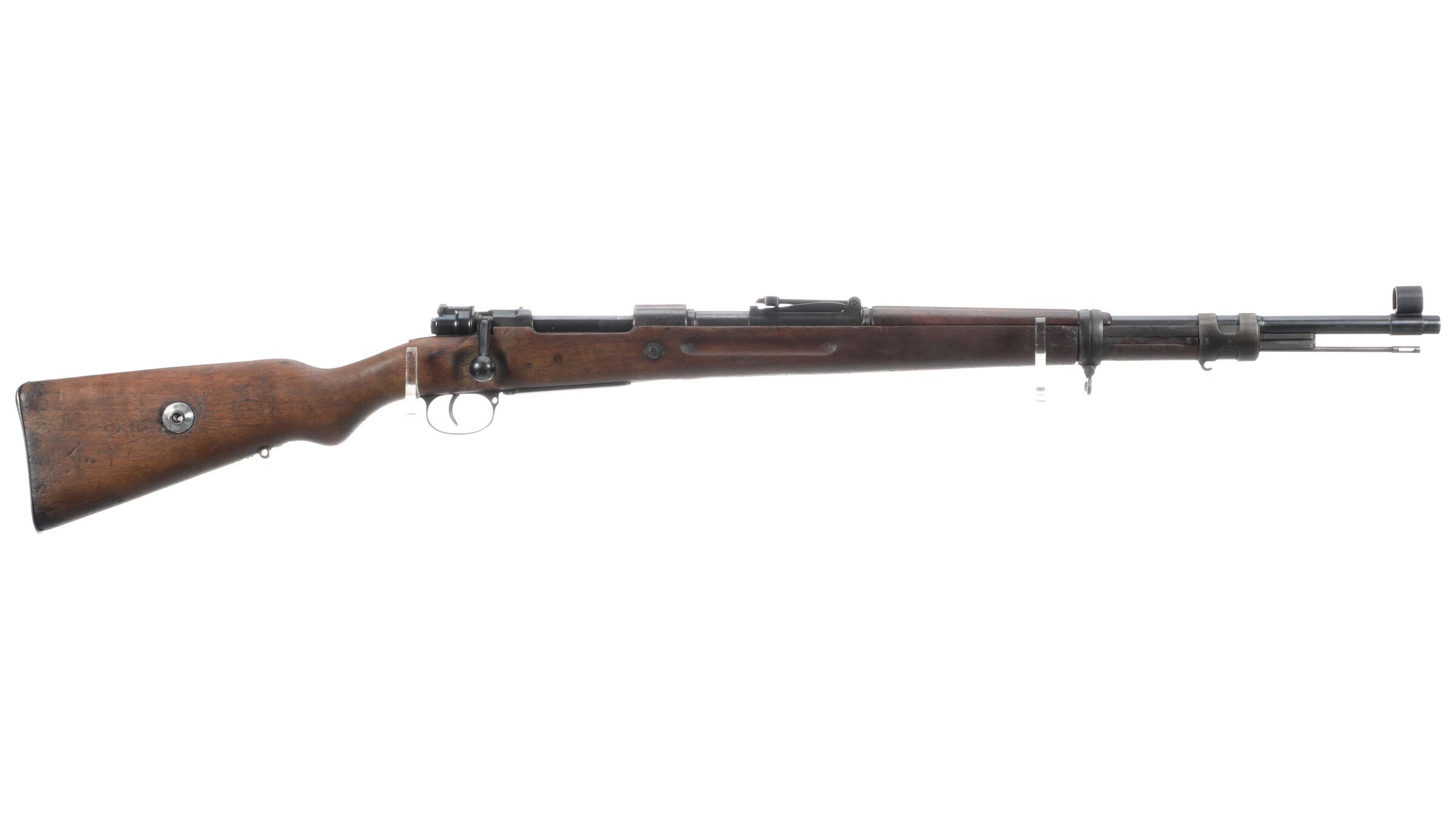 German Mauser Gew 98 Ss Style 98k Conversion Bolt Action Rifle Rock