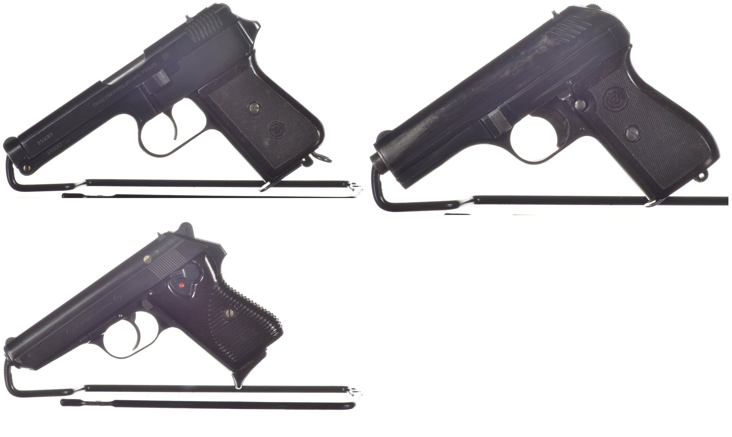 Three CZ Semi-Automatic Pistols | Rock Island Auction