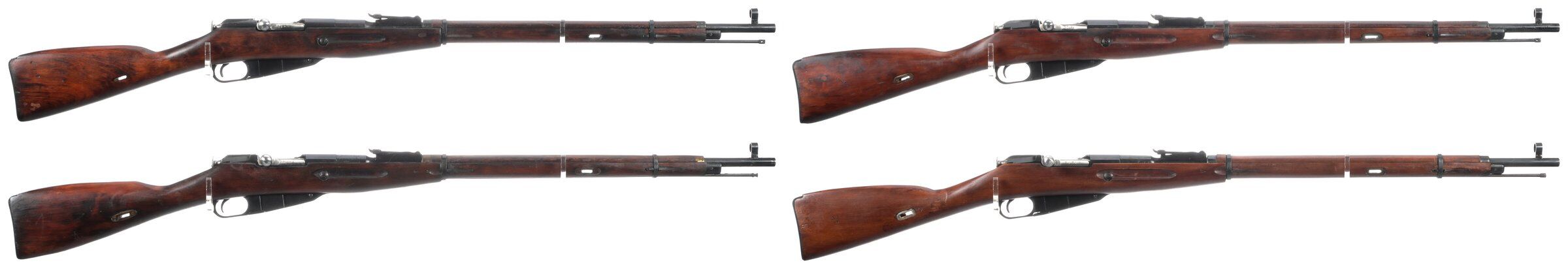 Four Soviet Military Mosin-Nagant Bolt Action Rifles | Rock Island Auction