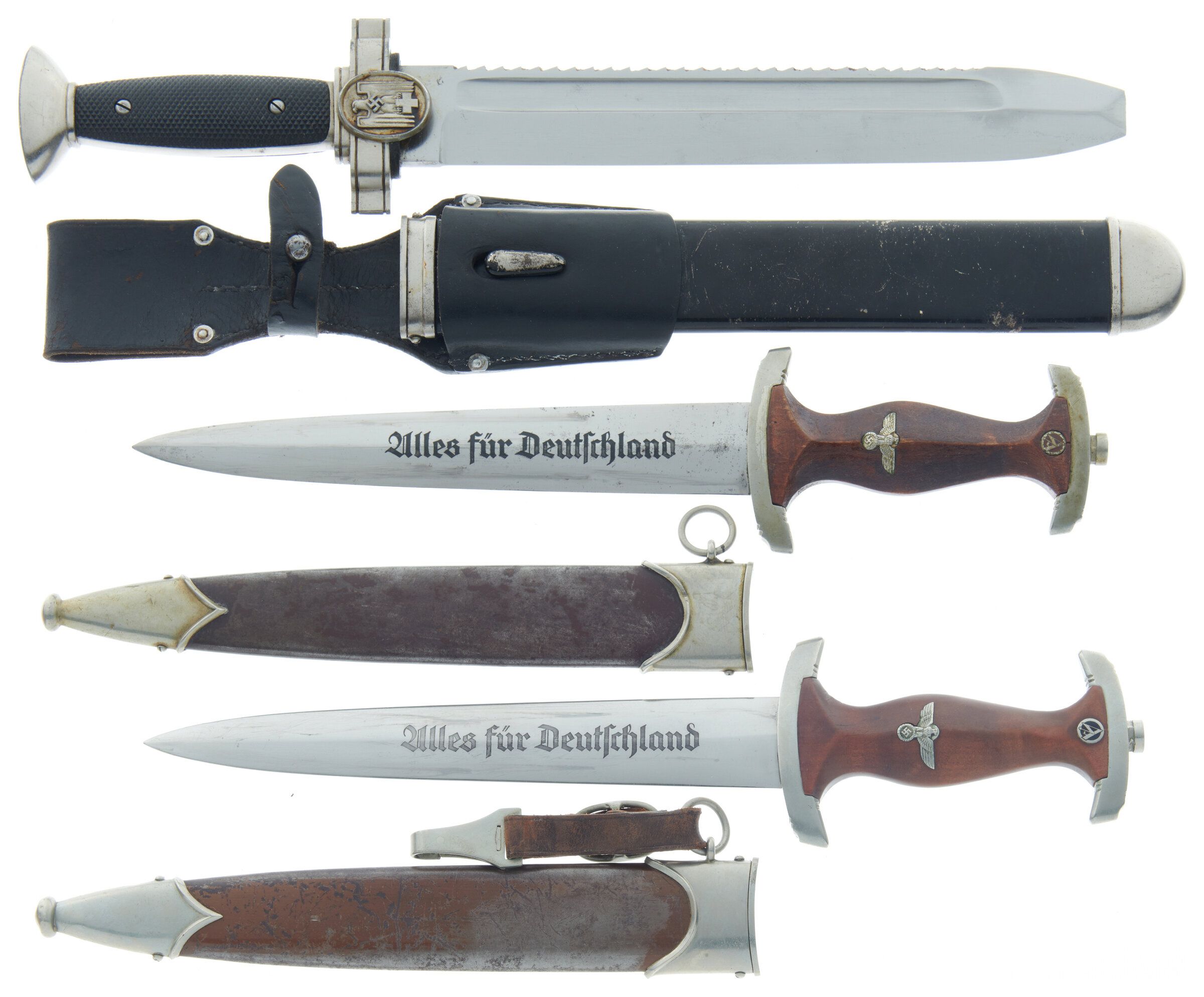 Two German Political Daggers and a Red Cross Knife | Rock Island Auction